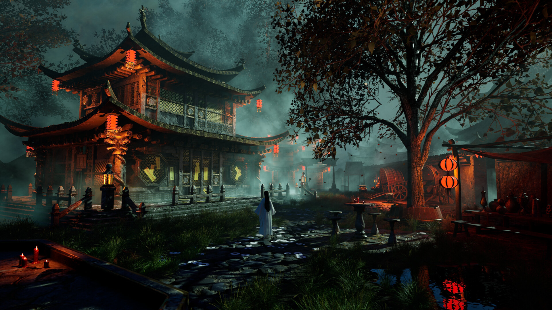 ArtStation - Chinese horror temple