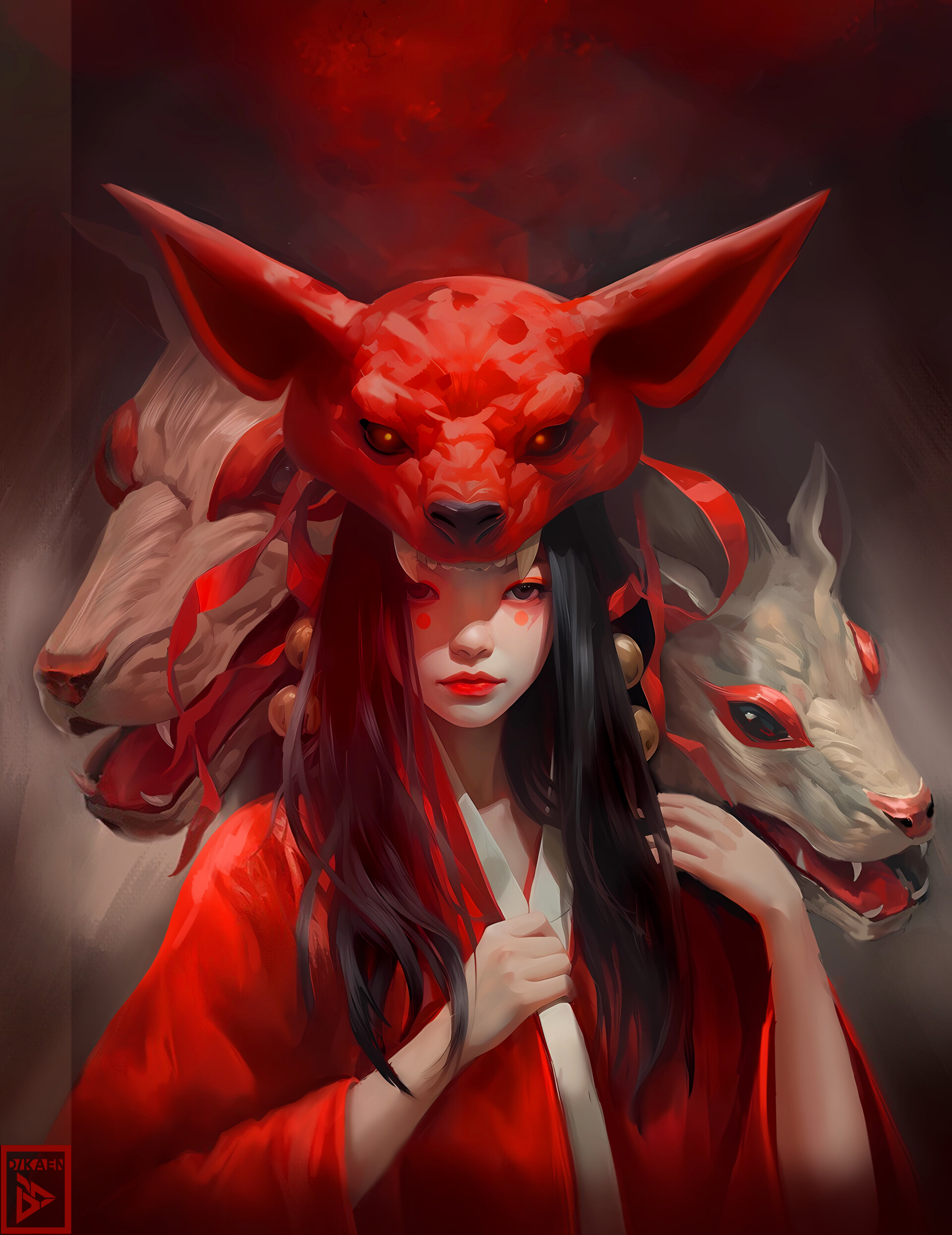 ArtStation - Japanese fox