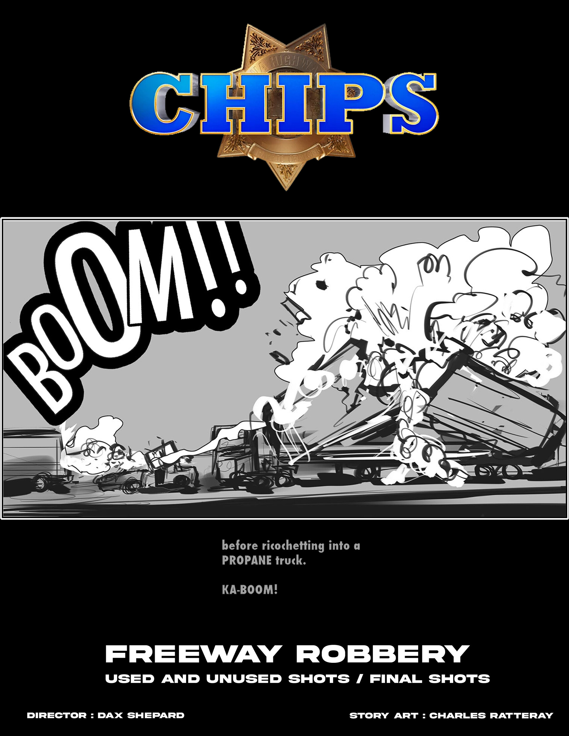 ArtStation - CHIPS - STORYBOARDS - FINAL SHOTS / UNUSED SHOTS