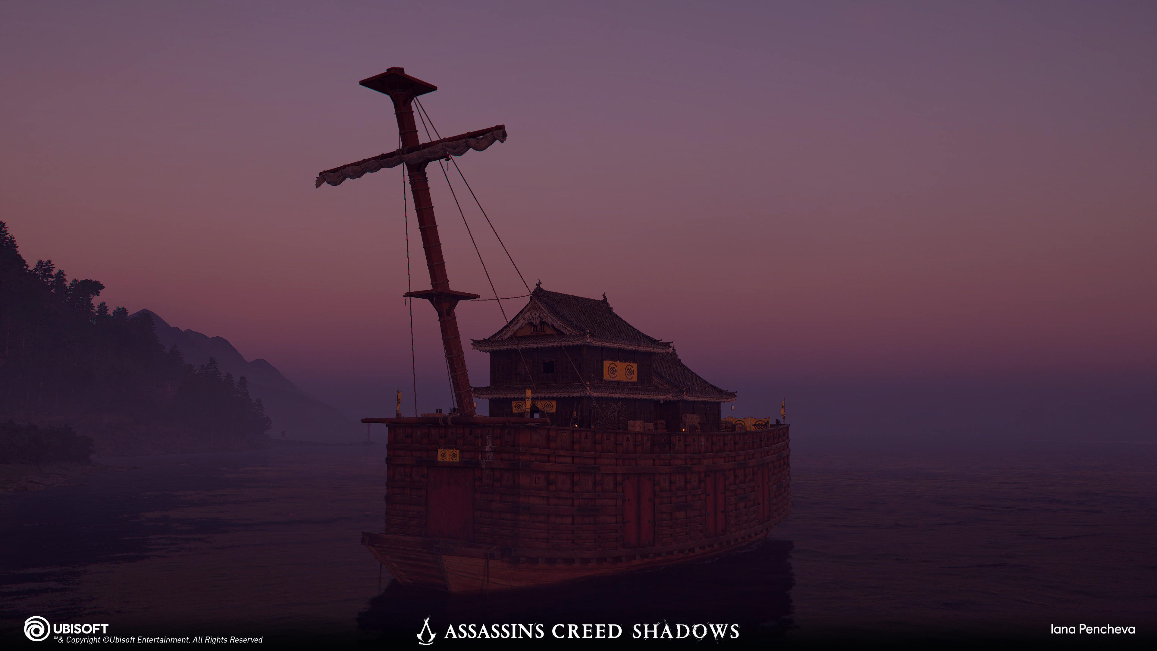 Iana Pencheva - Assassin's Creed Shadows - Atakebune Ship - Gobo