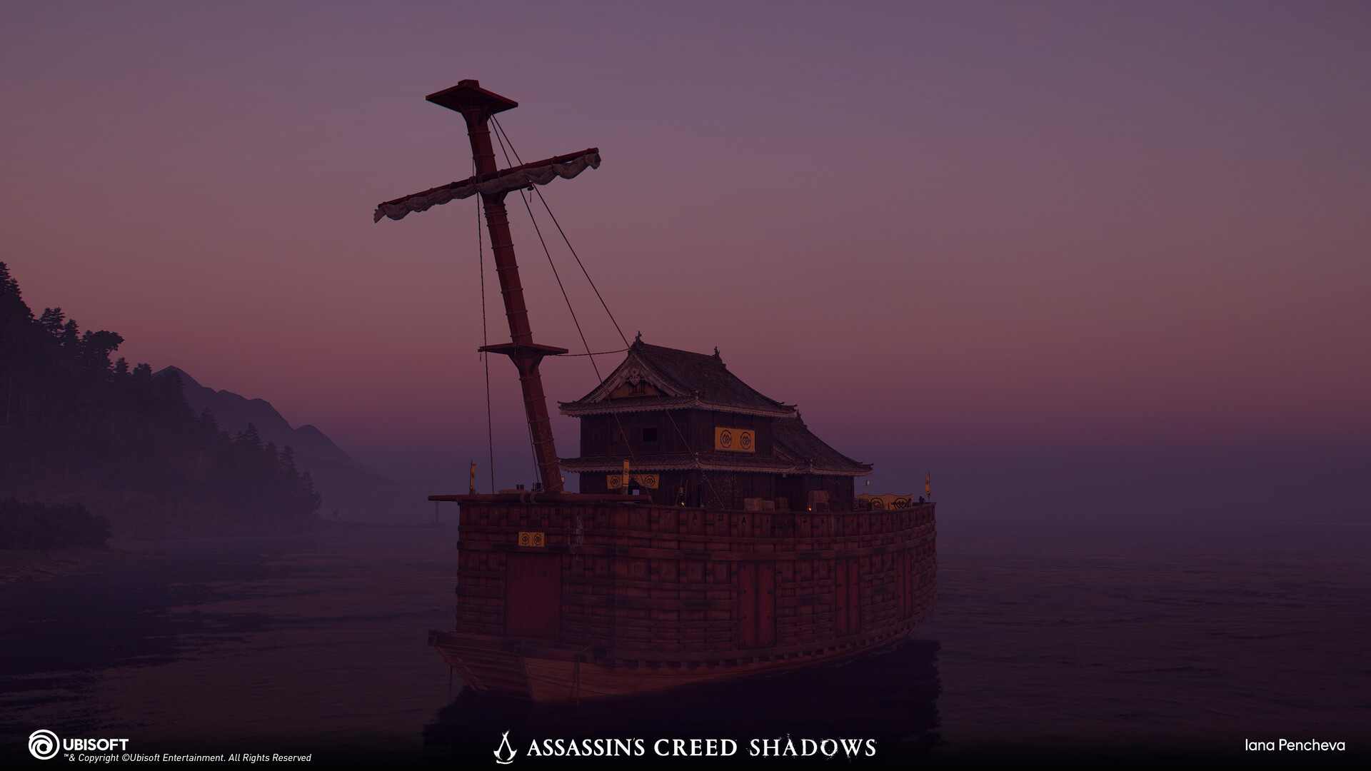 Iana Pencheva - Assassin's Creed Shadows - Atakebune Ship - Gobo