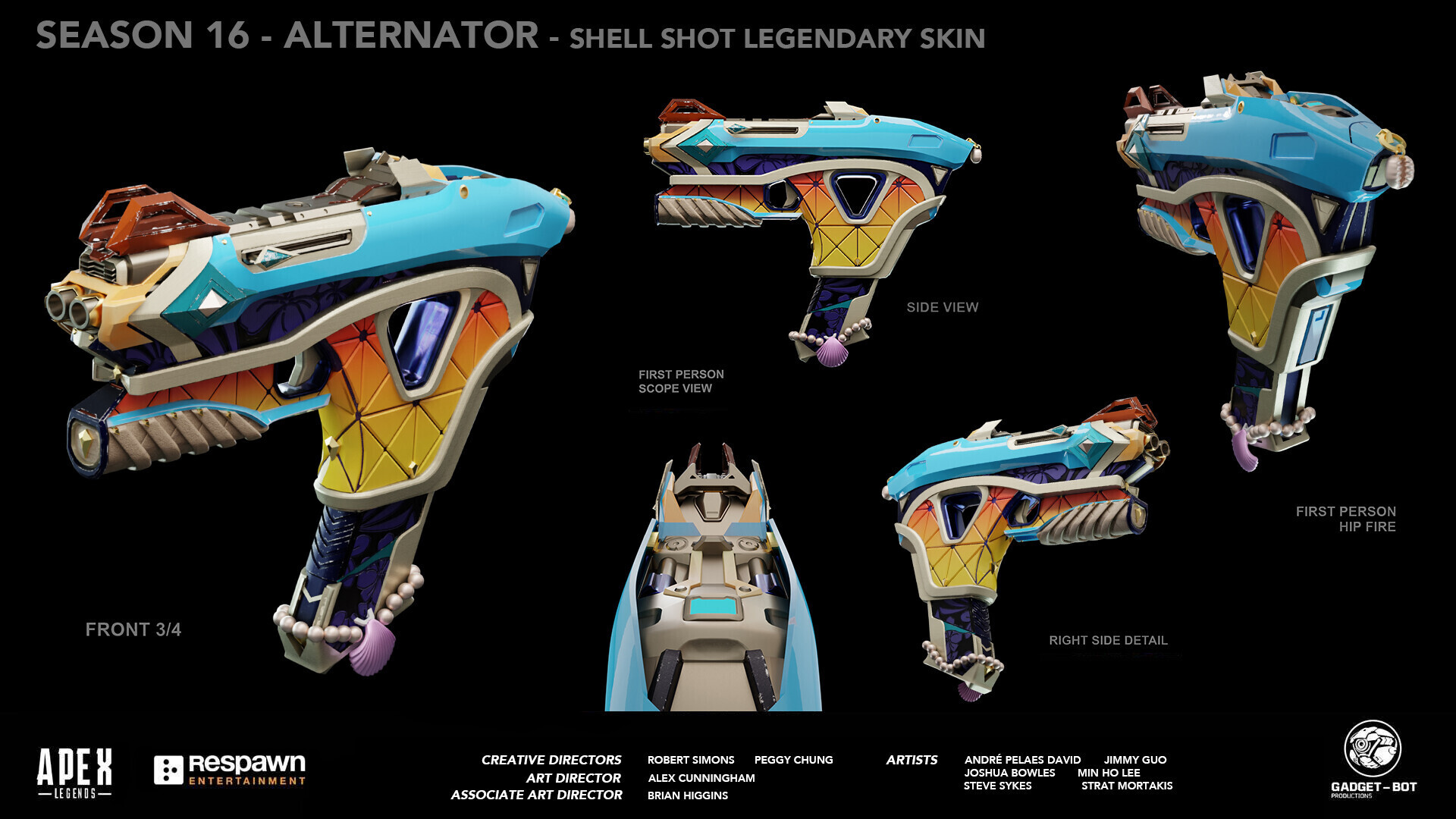 ArtStation - Apex Legends - Weapon Skin Design