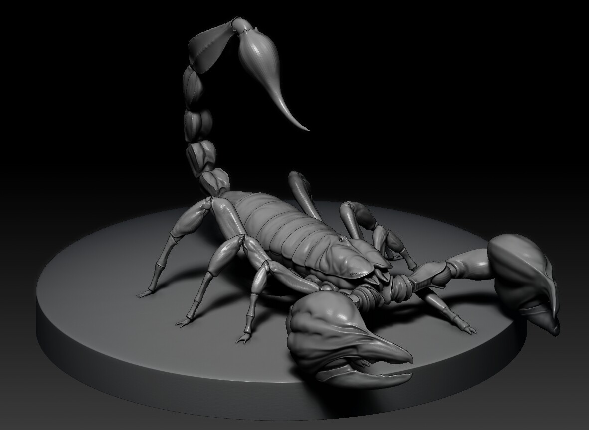 ArtStation - Scorpion Zbrush Sculpt