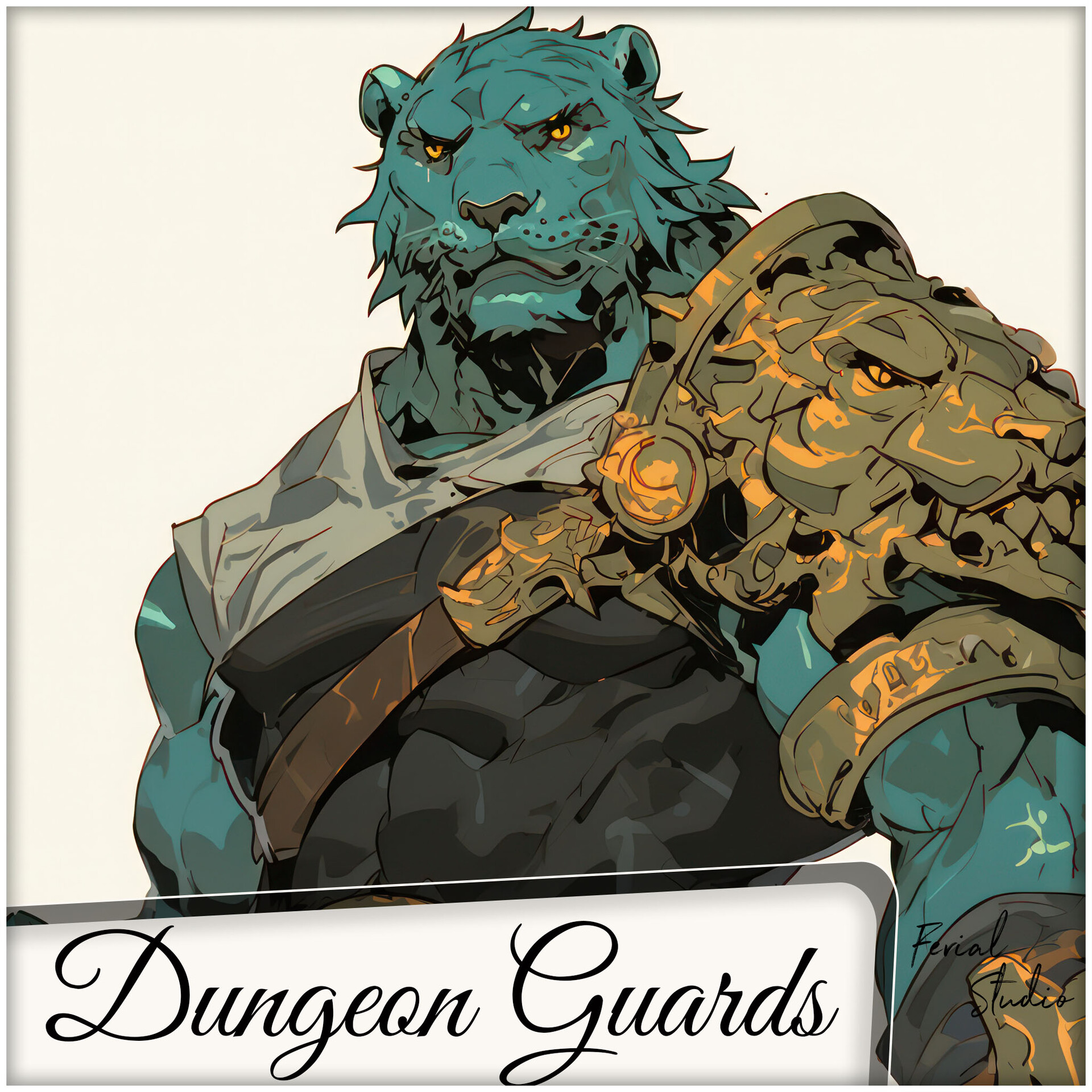 ArtStation - 🔹200 Dungeon Guards - Cartoon Character Reference Image ...