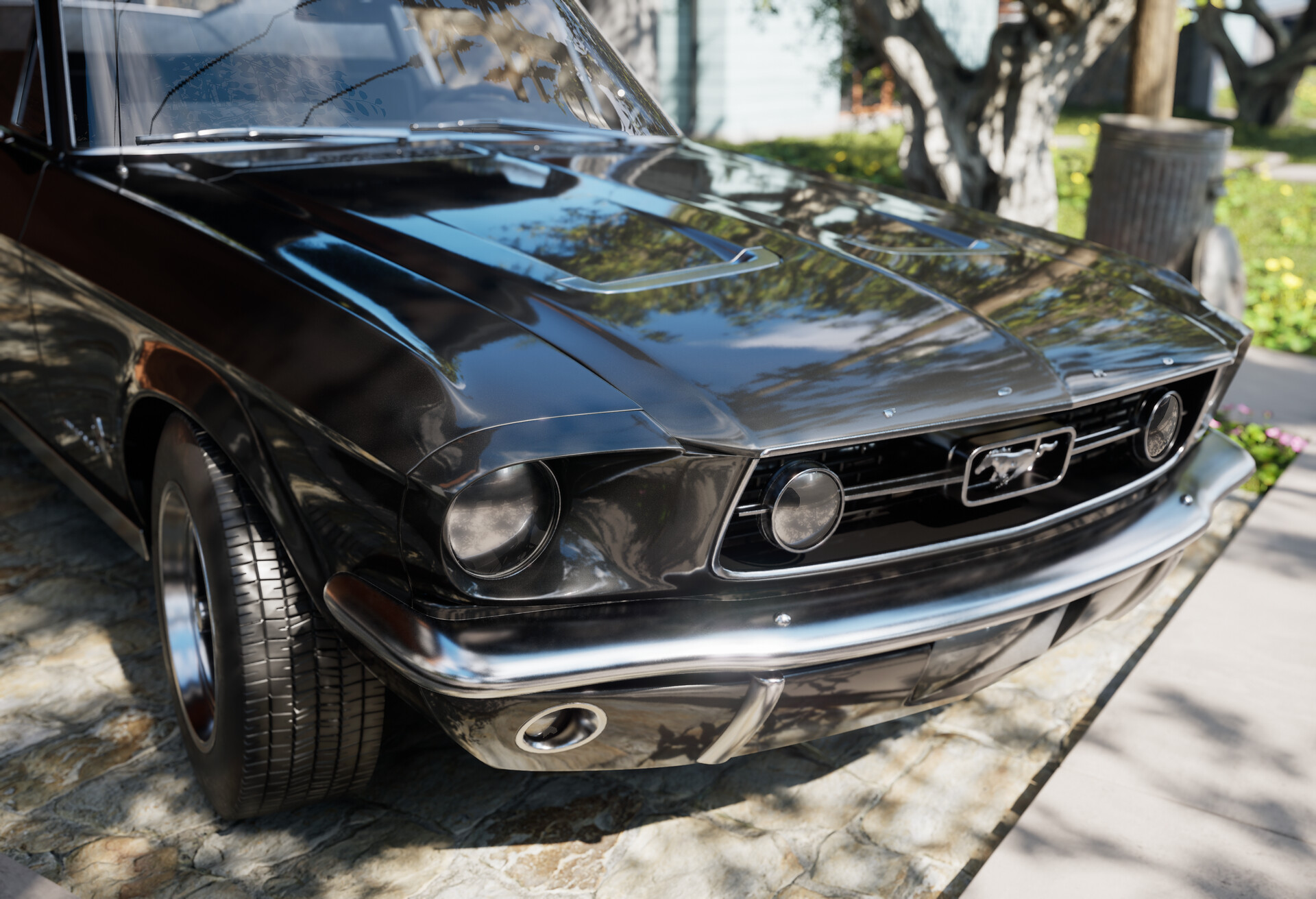 Ibrahim Antar - Ford Mustang 3d Render in Unreal Engine 5 (Unreal ...