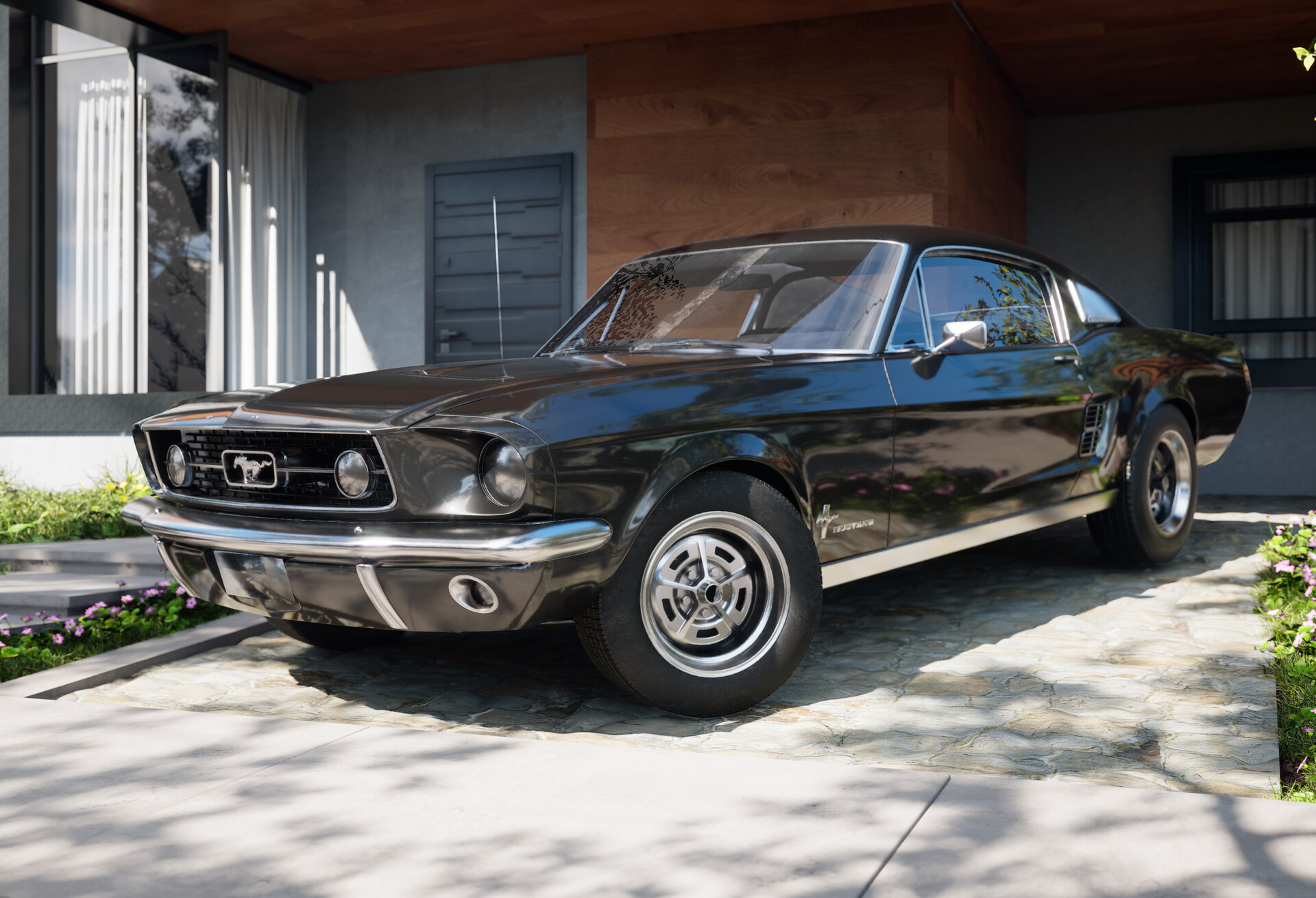 Ibrahim Antar - Ford Mustang 3d Render in Unreal Engine 5 (Unreal ...