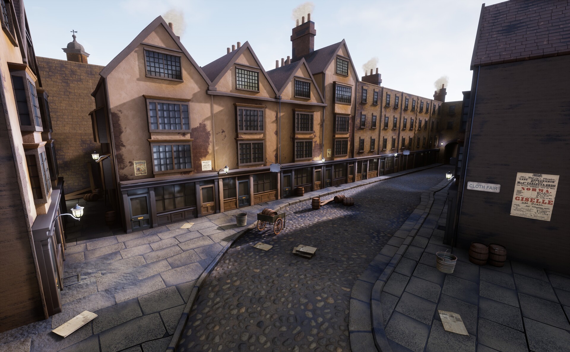 ArtStation - London Old Street - Cloth Fair