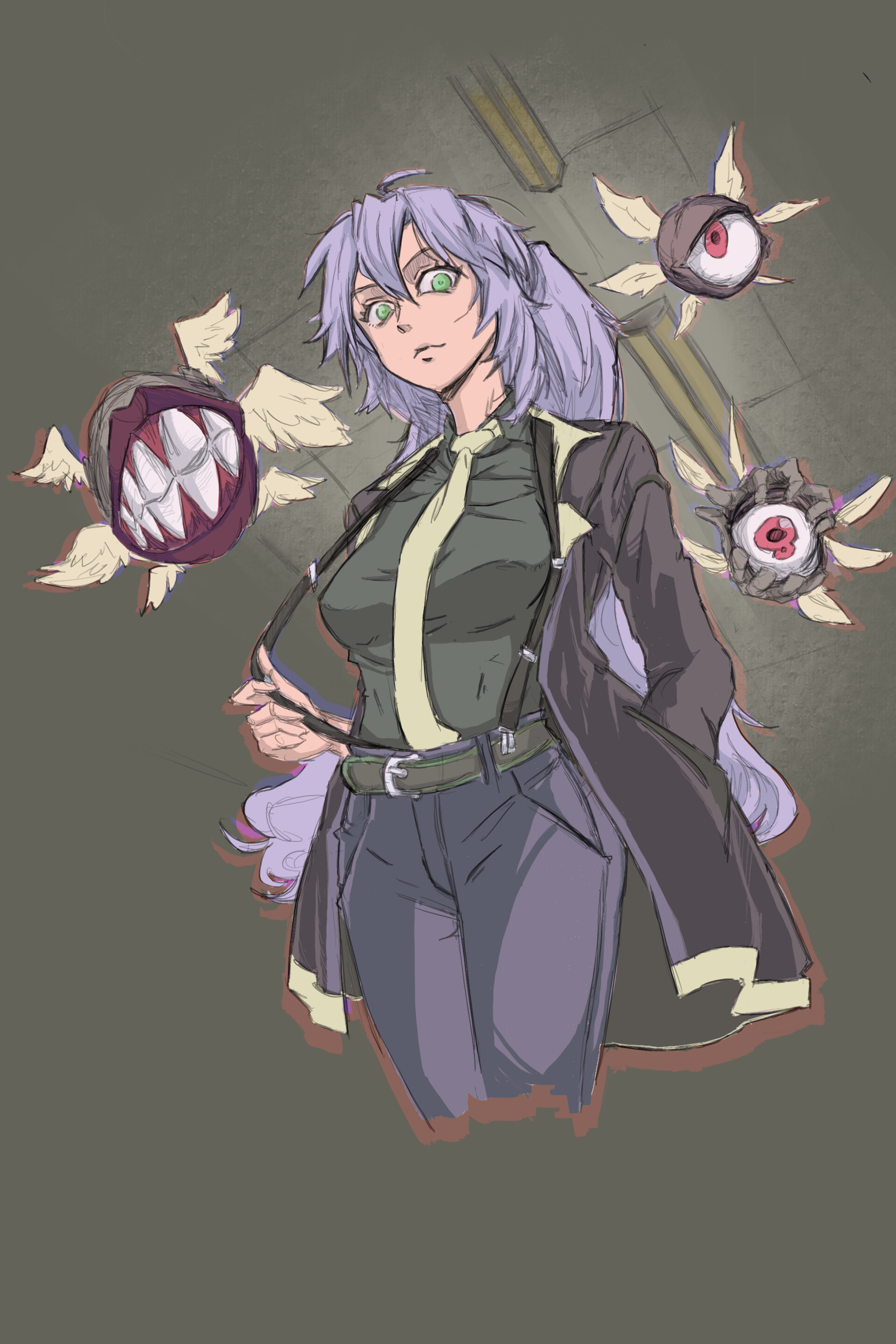 ArtStation - OC Character Design Sketch