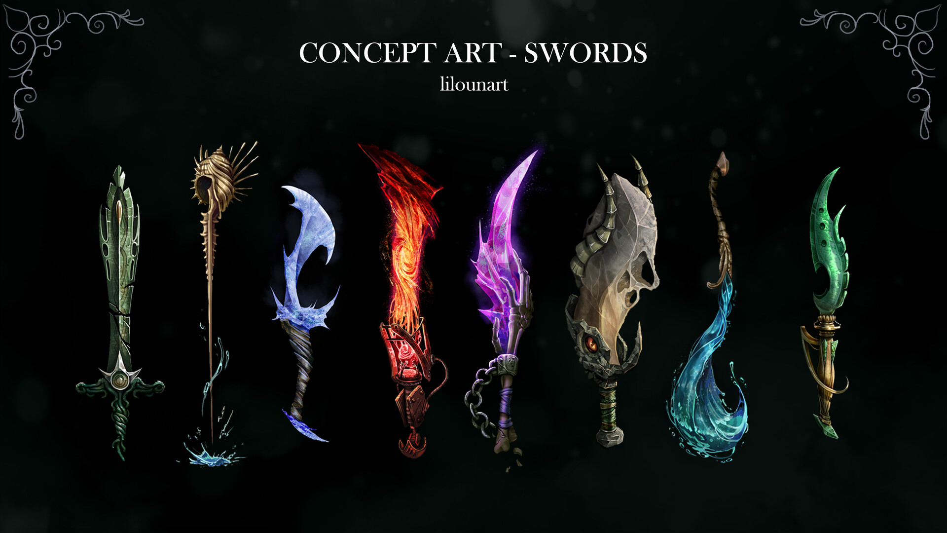 ArtStation - CONCEPT ART - SWORDS