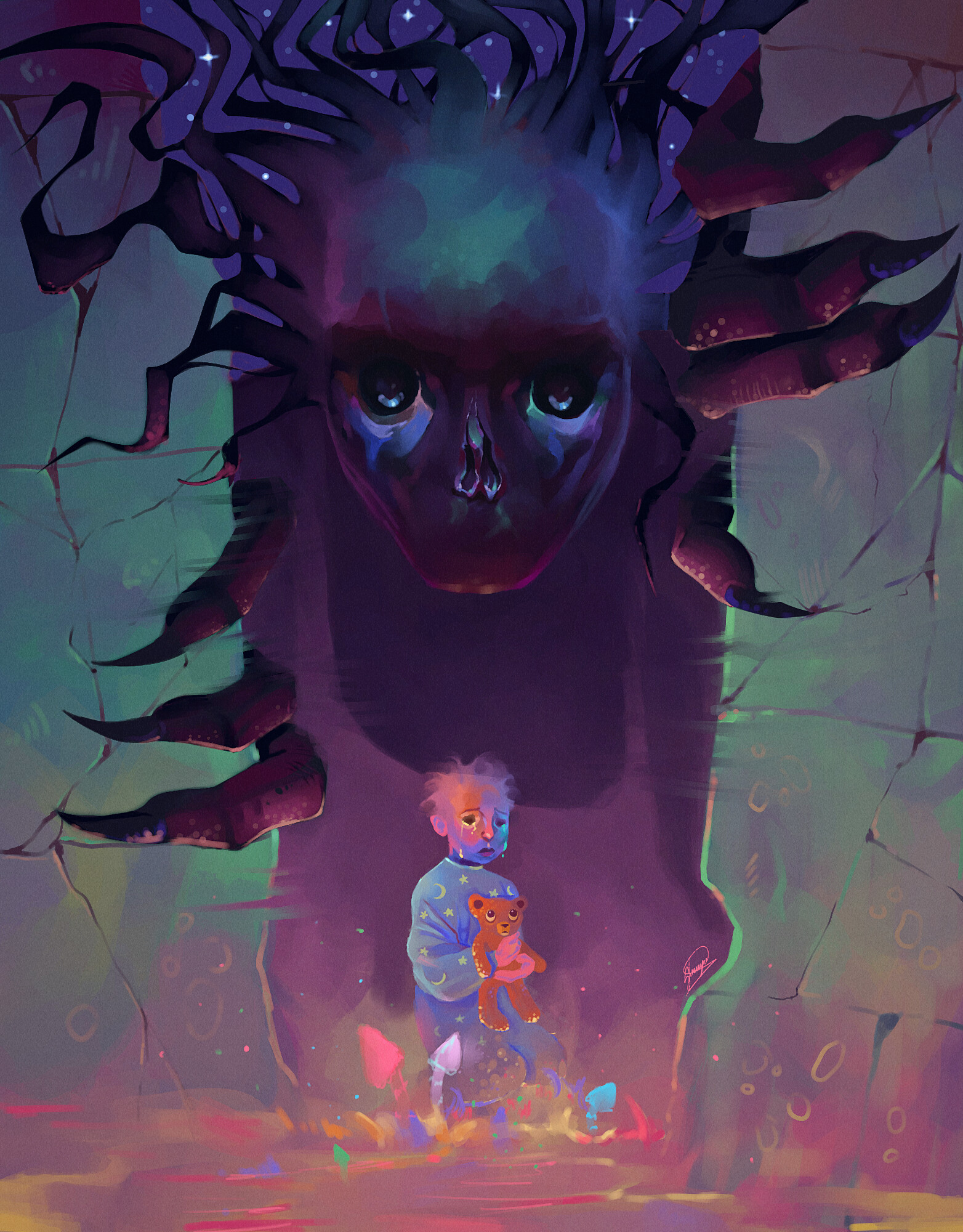 ArtStation - Among the sleep fanart