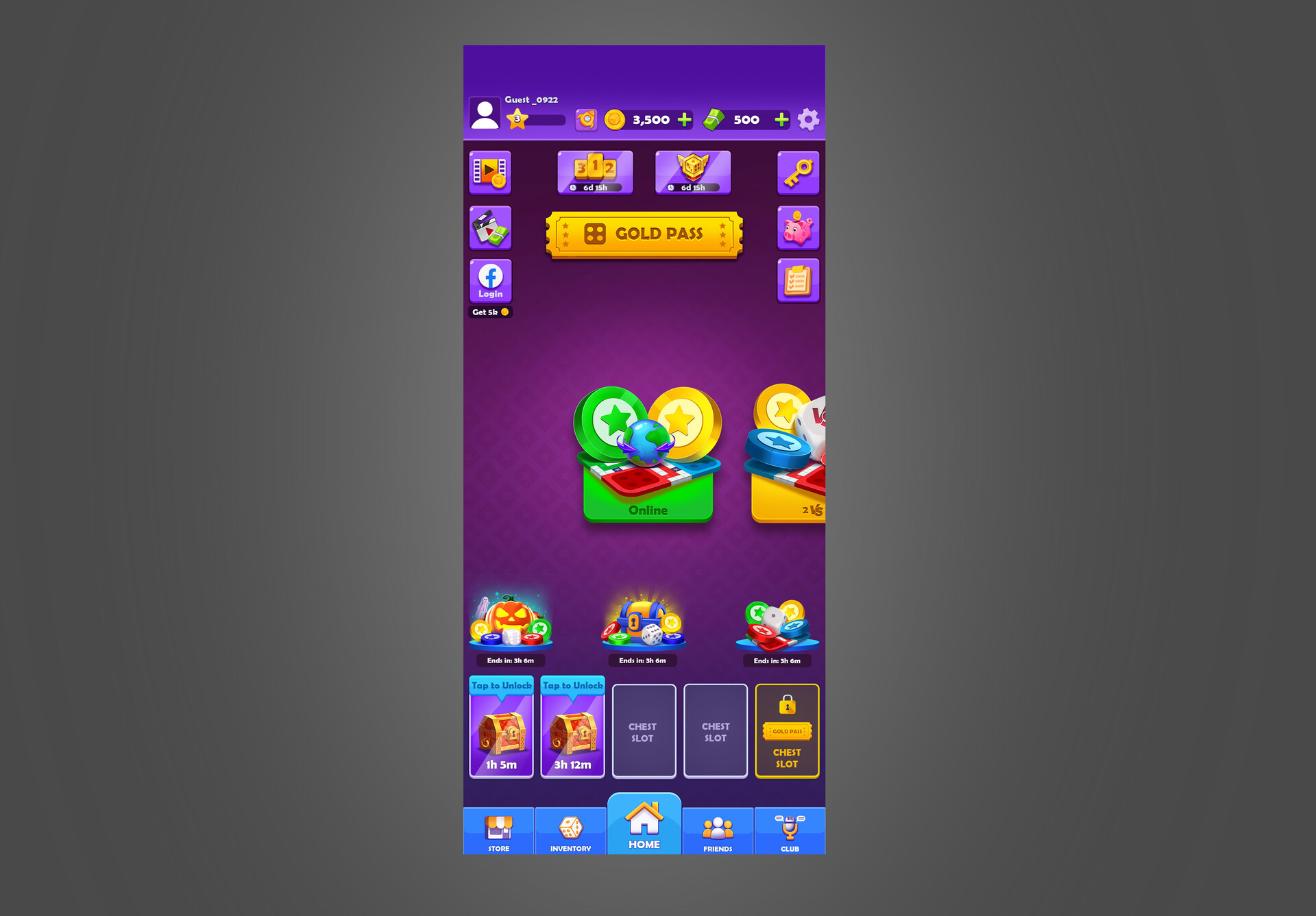 ArtStation - Ludo game UI
