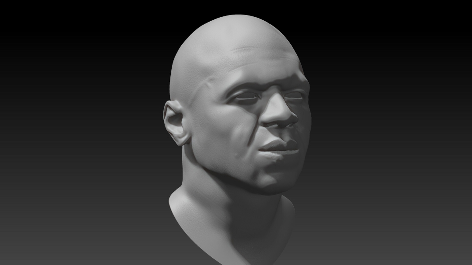 ArtStation - Zbrush - Terry Crews Likeness Sculpt