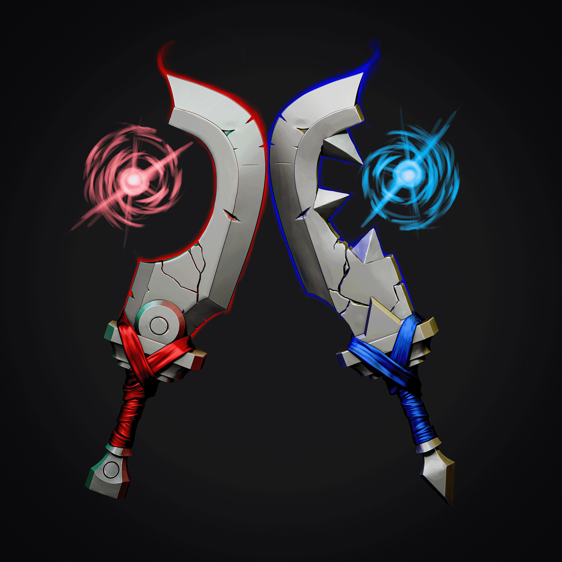 ArtStation - Confrontation of two swords