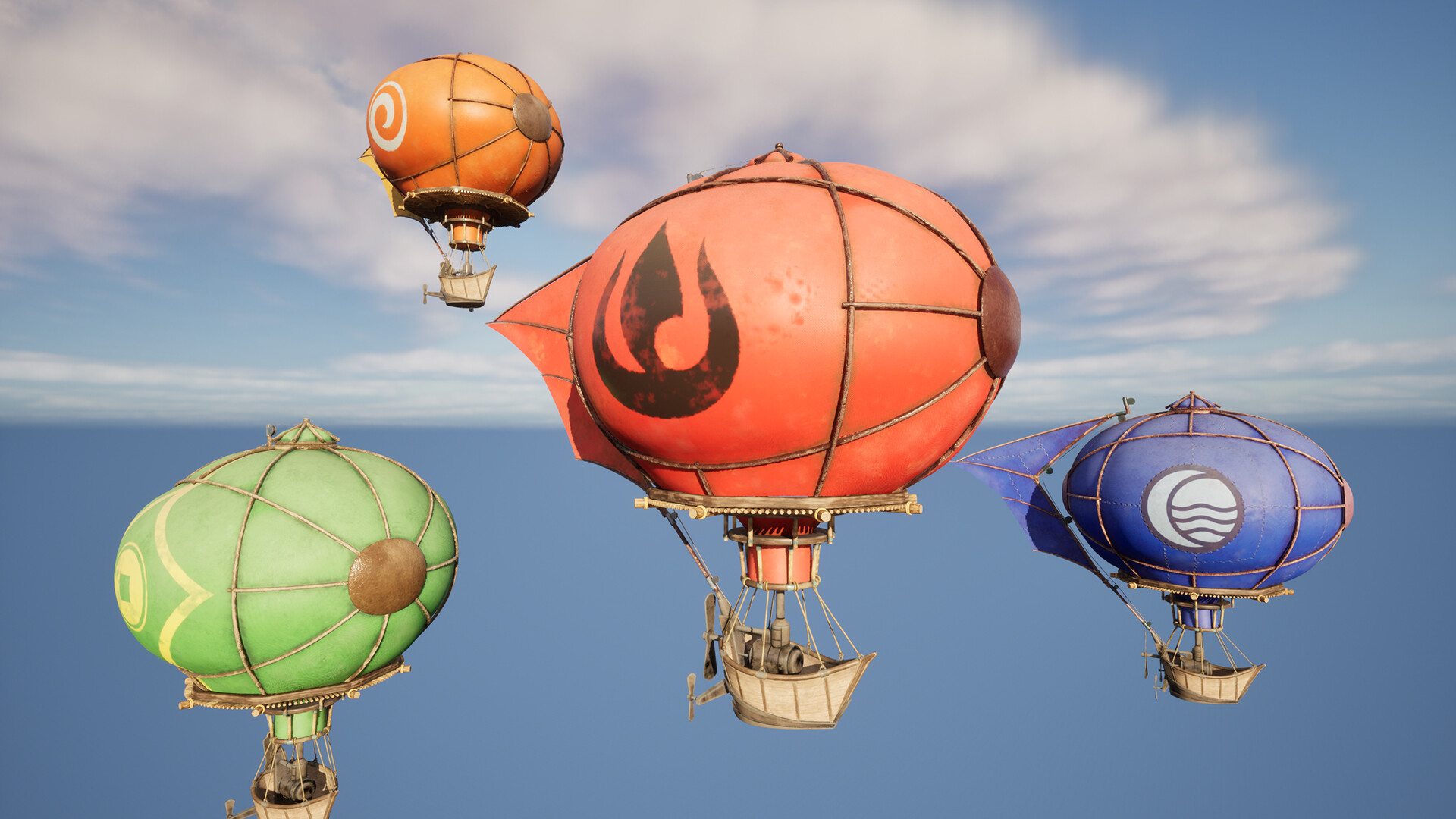 ArtStation - Avatar The Last Airbender Hot Air Ballons
