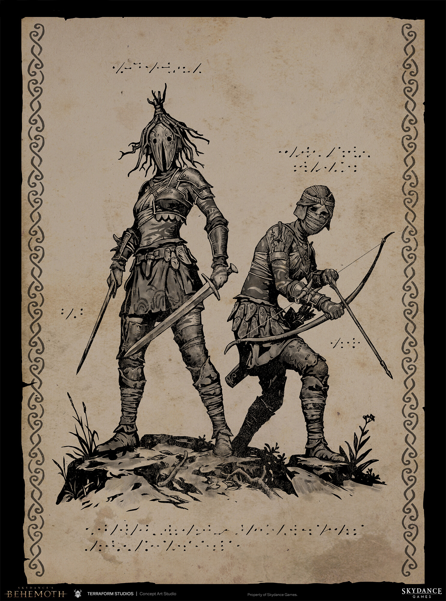 Terraform Studios - Marauder, Vile Hunter, Mystic and Hollow Vignette Character Designs