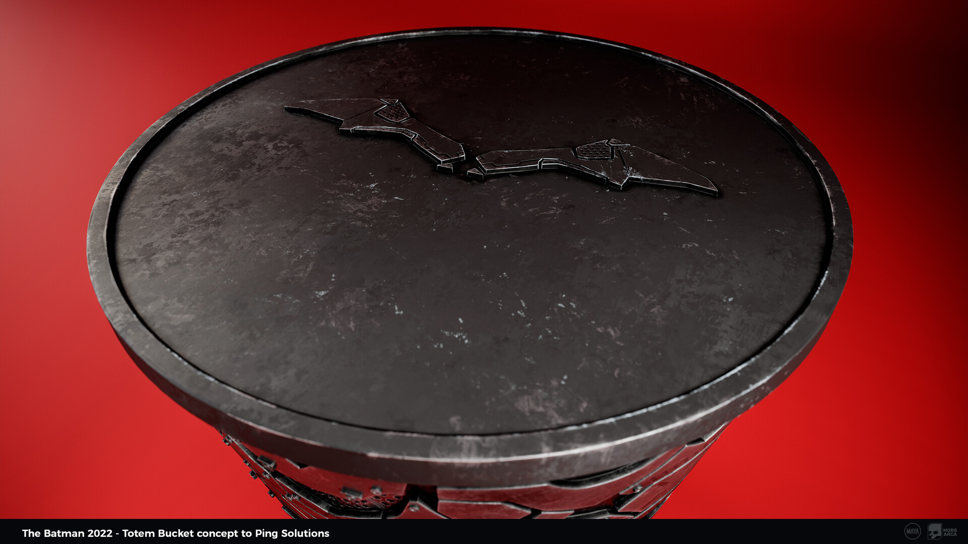 Alejandro Maya - The Batman (2022) 3d bucket concept