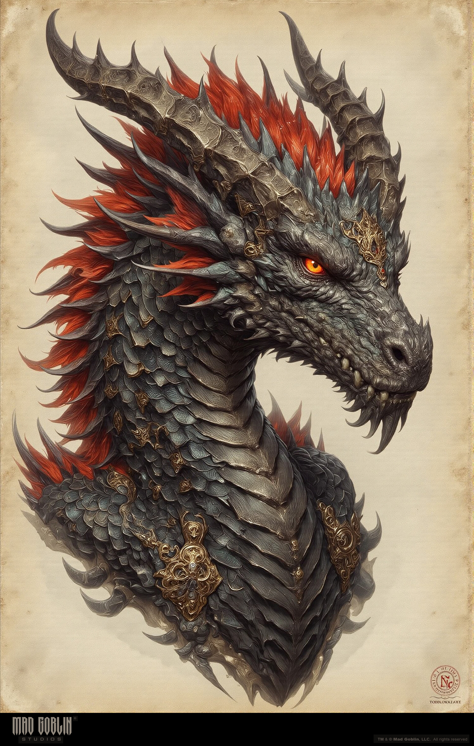 ArtStation - Dragon Portrait Series Part One