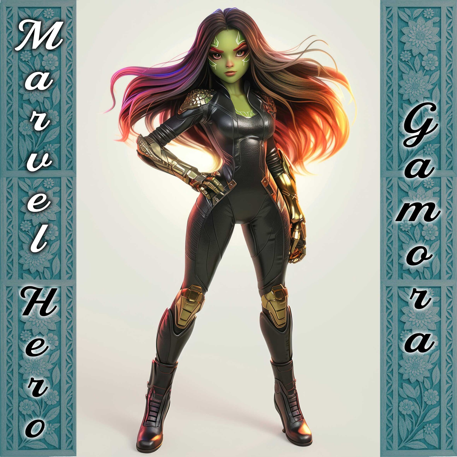ArtStation - 200 Marvel Hero (Gamora) - 4K Resolution - V.18