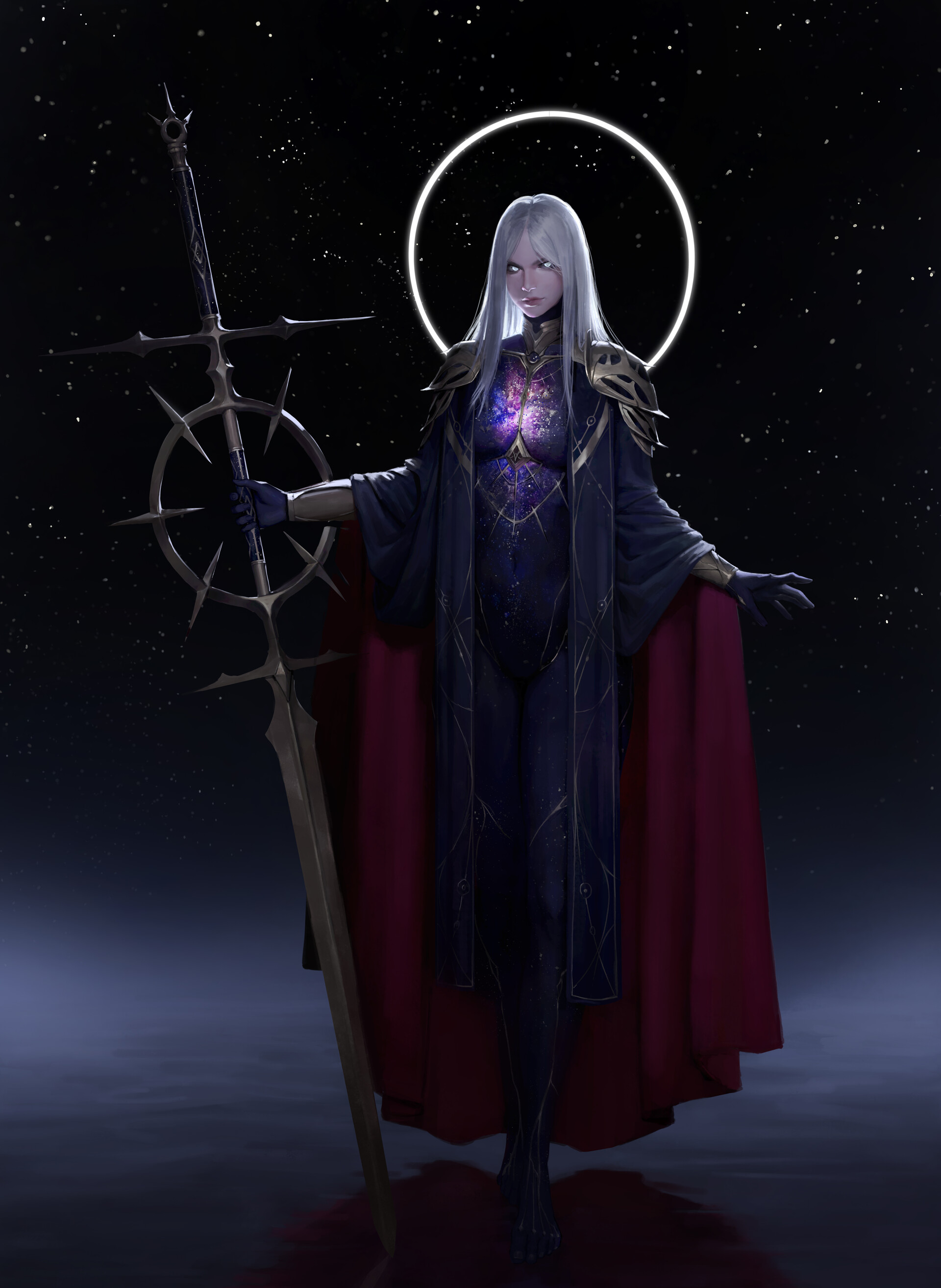 ArtStation - galaxy knight concept art