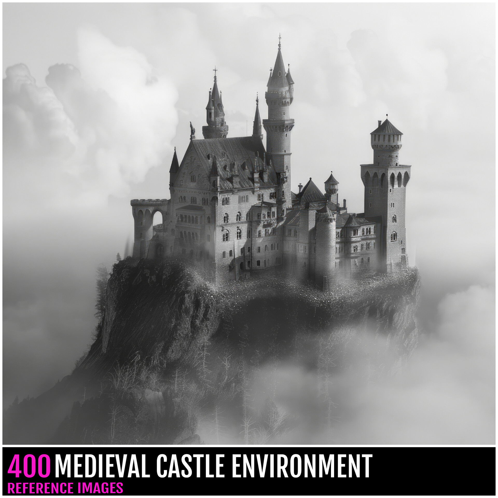 ArtStation - 400 MEDIEVAL CASTLE ENVIRONMENT