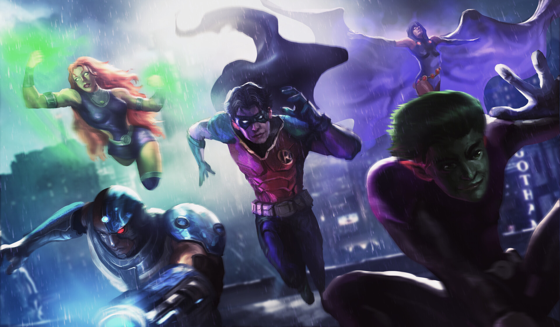 ArtStation - TEEN TITANS