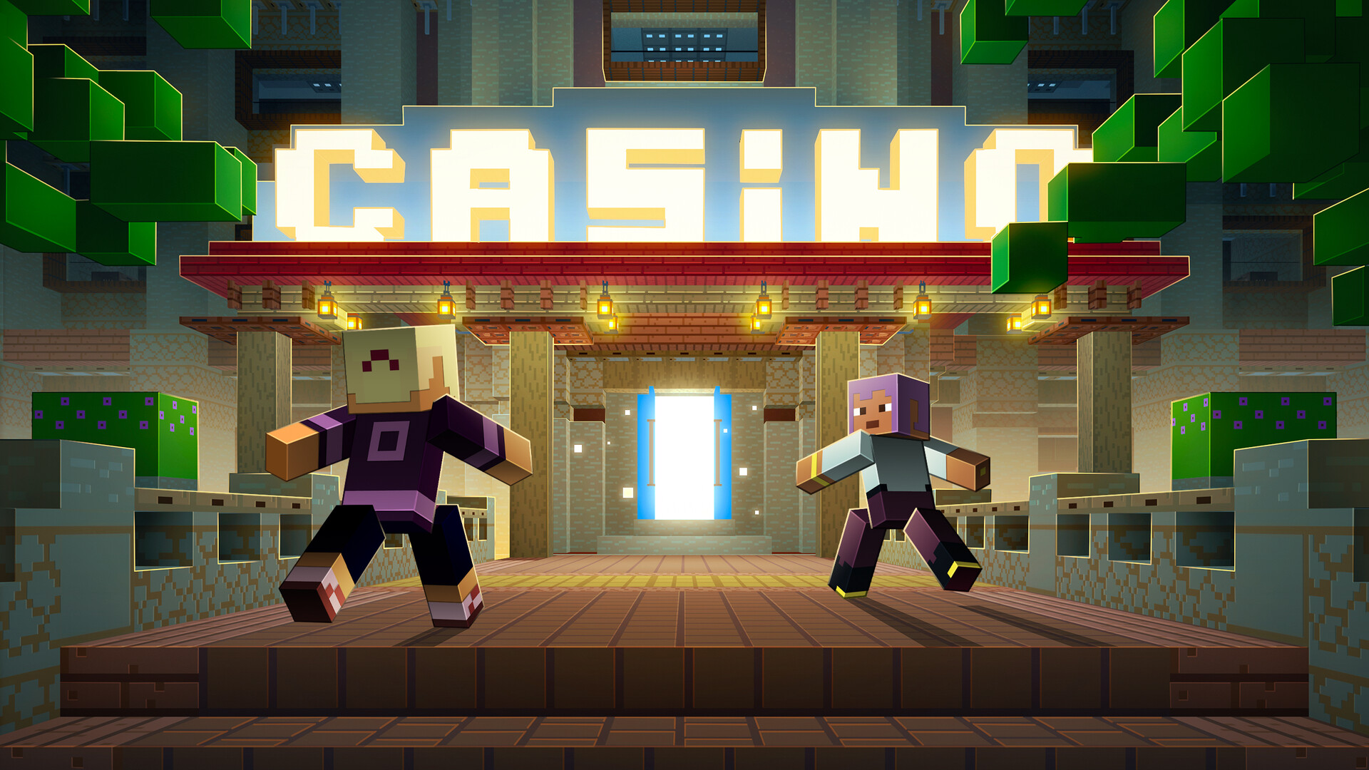 ArtStation - Minecraft Casino Art