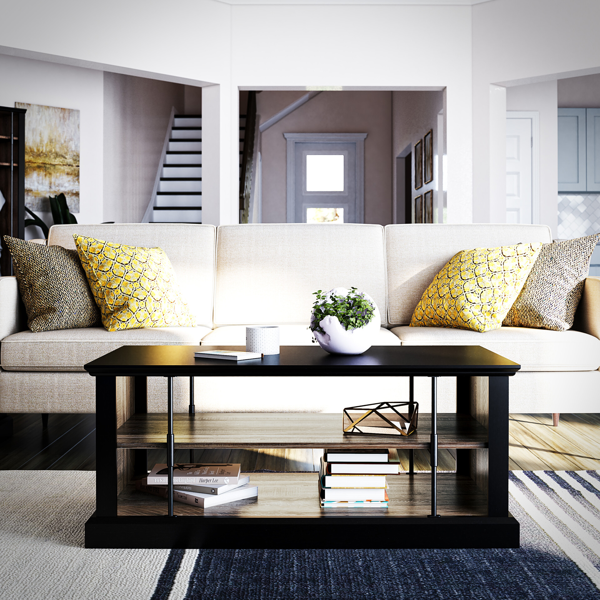 ArtStation - Dorel – Ameriwood Coffee & End Tables | 3D Product Visualization