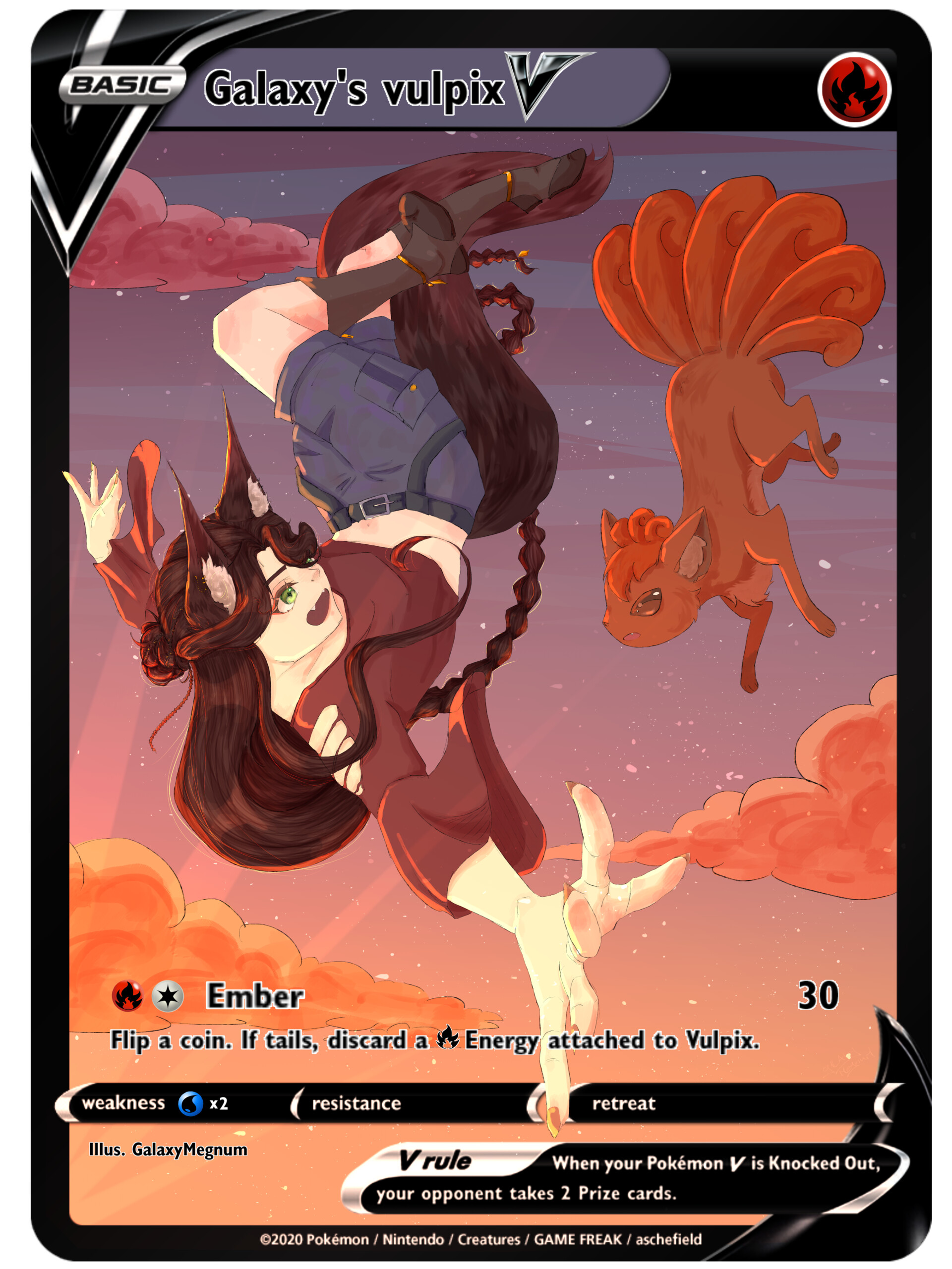 vulpix card art