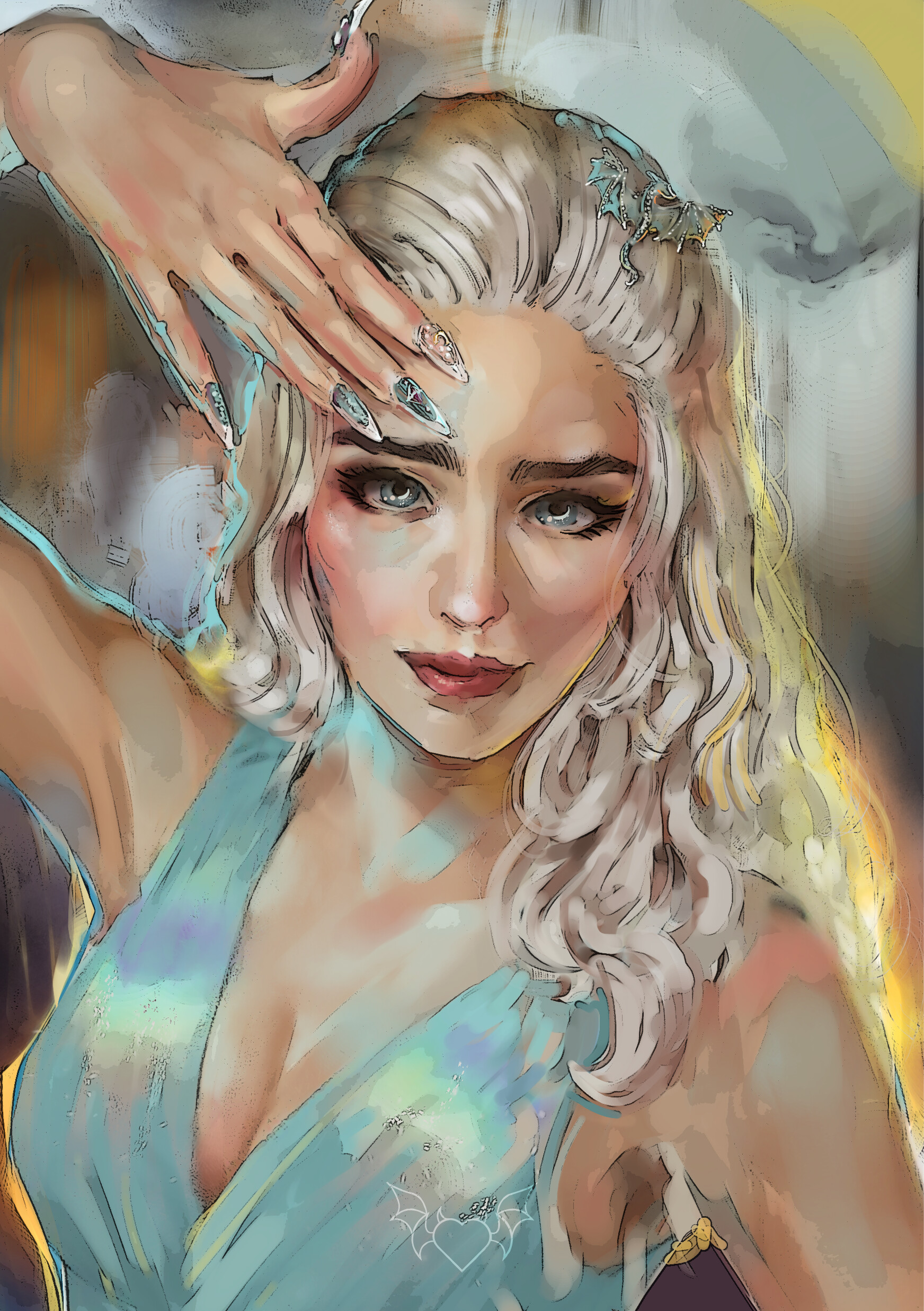 ArtStation - Daenerys by Alexandra Dimitrokalli