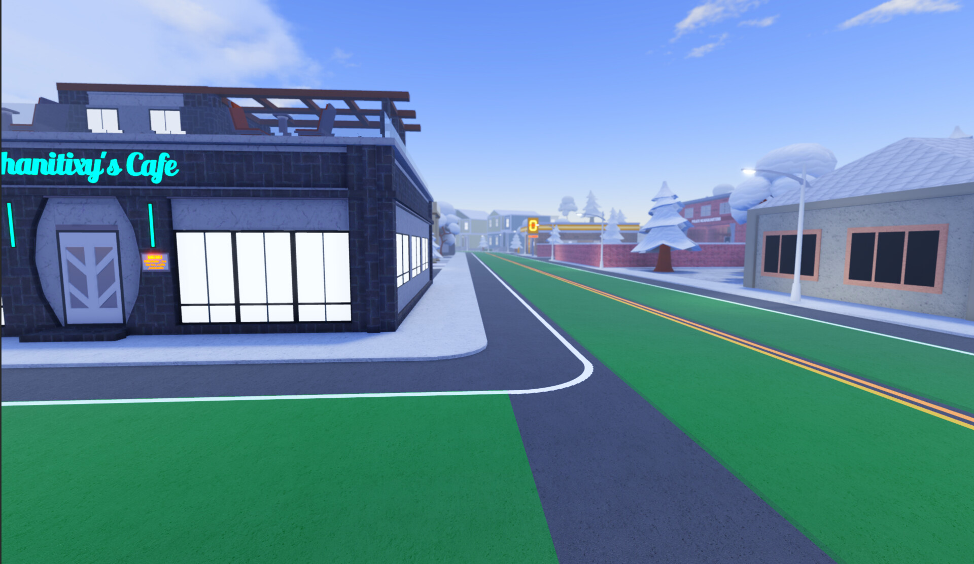 ArtStation - Map built for a game called Police simulator 911 on ROBLOX ...