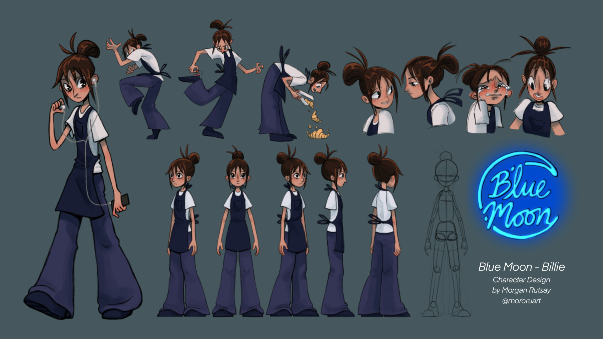 ArtStation - Blue Moon Character Development