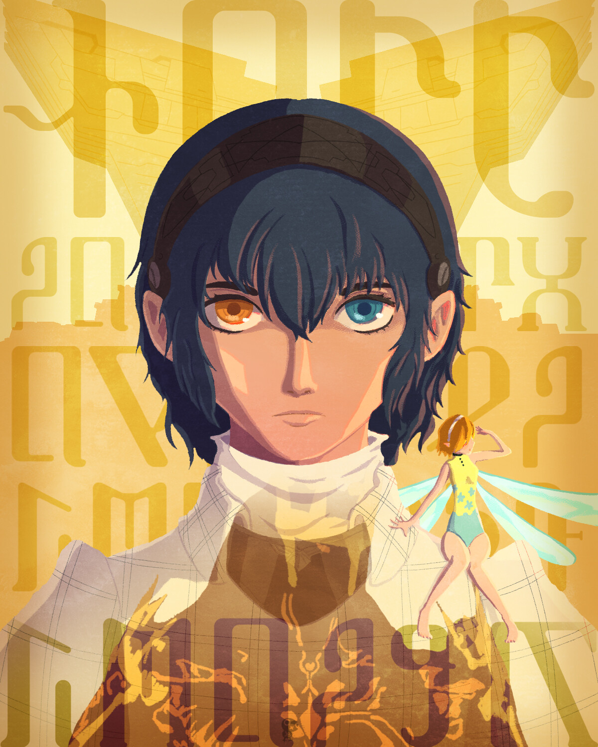 ArtStation - Will and Gallica | Metaphor ReFantazio | Poster Fan Art