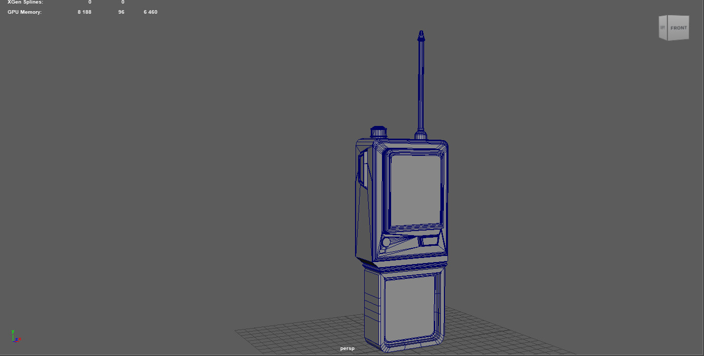 ArtStation - Radio Maya Model