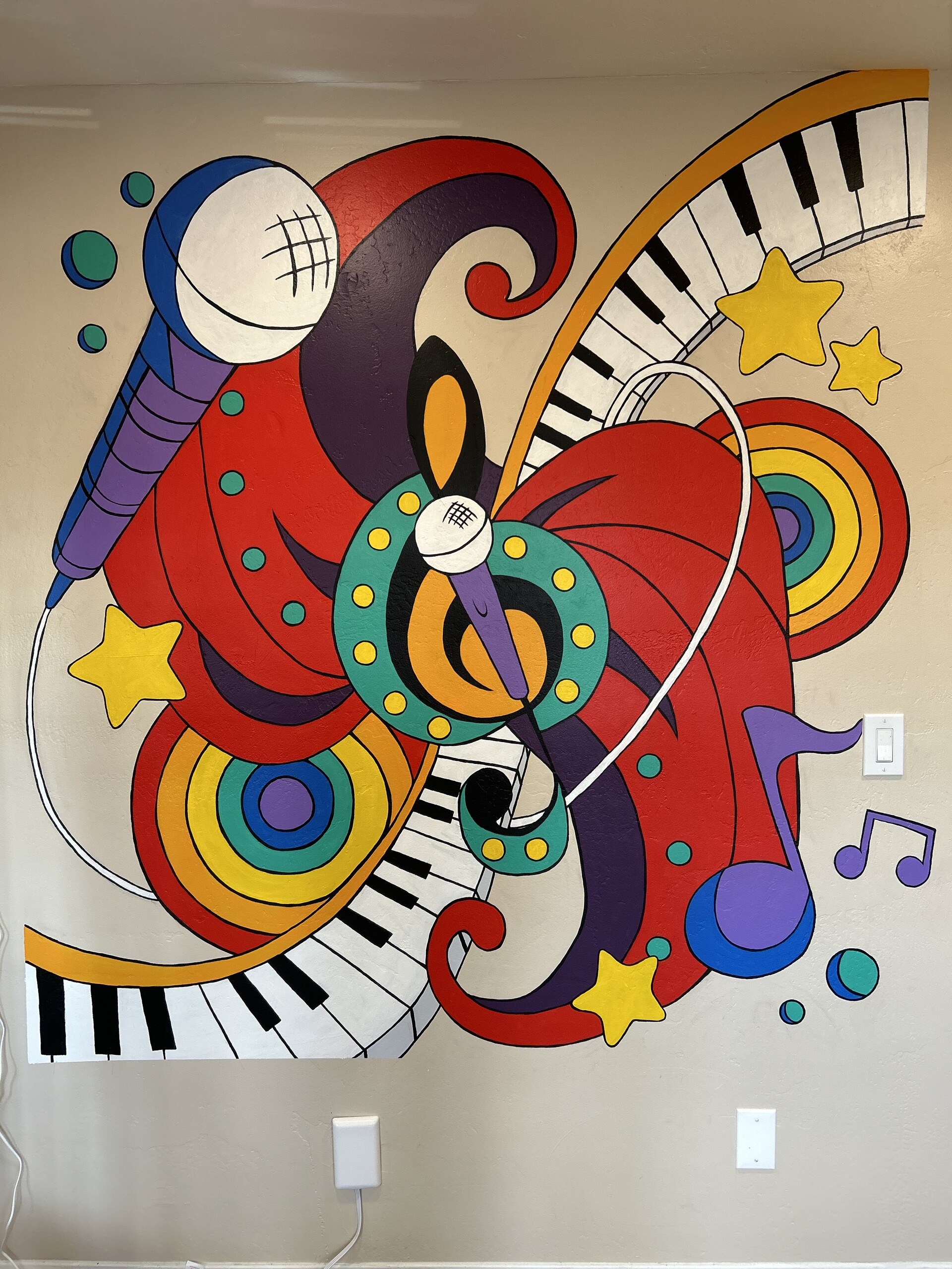 ArtStation - Music Mural