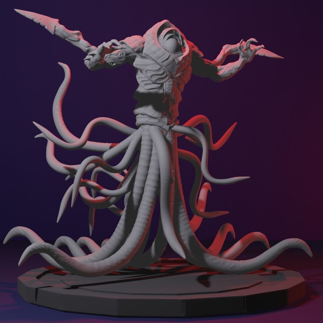 ArtStation - Kozilek 3D statue