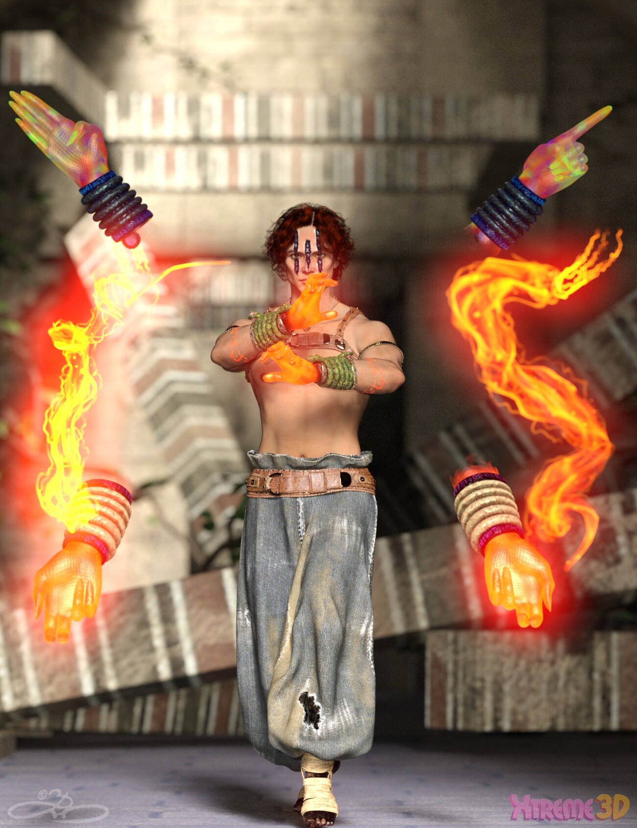 Xtreme3D Studio - FPE Enchanted Hands for G9 by Esid and FenixPhoenix