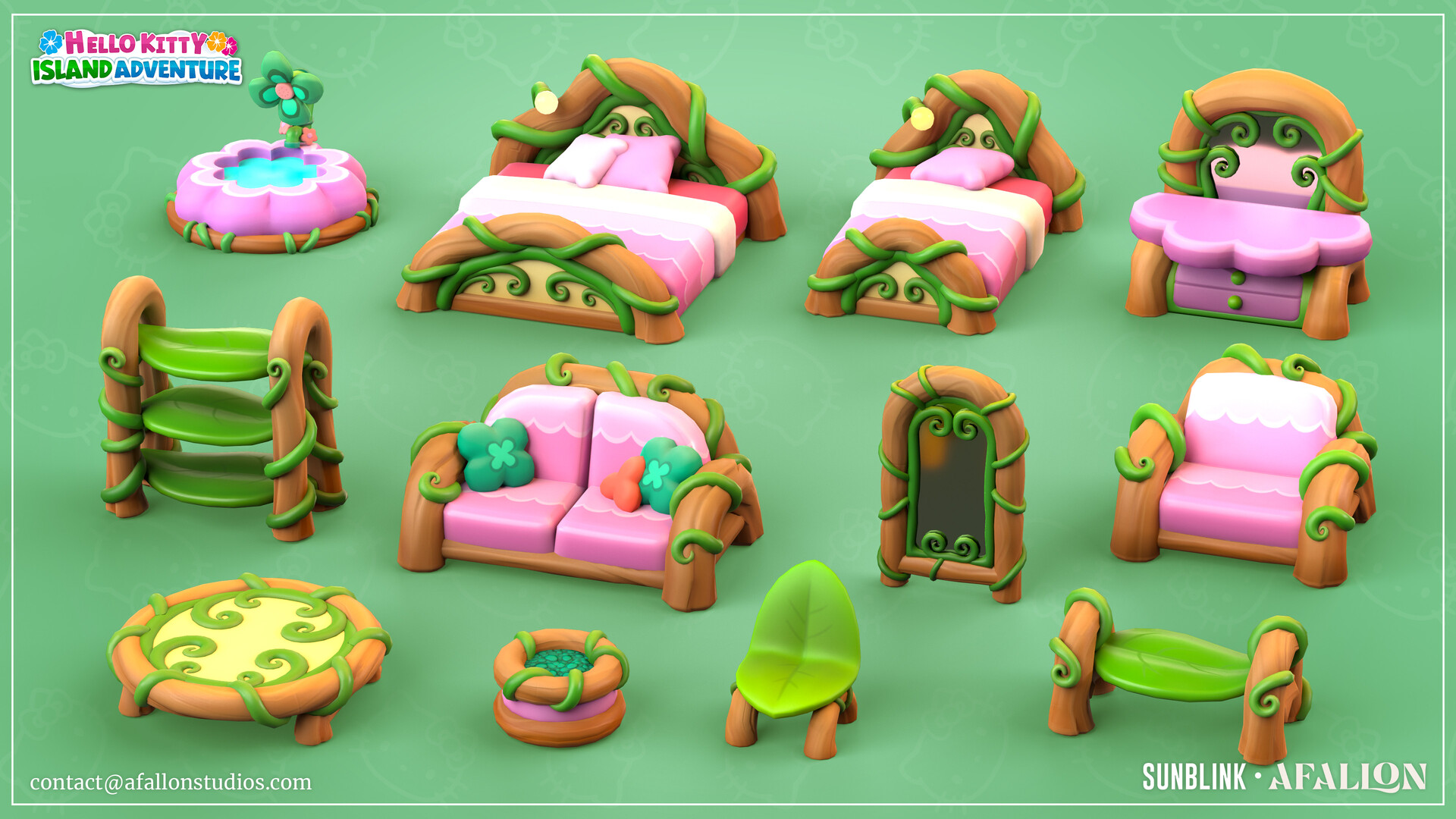 Fernando Quinn | Afallon - Hello Kitty Island Adventure - Meadow ...