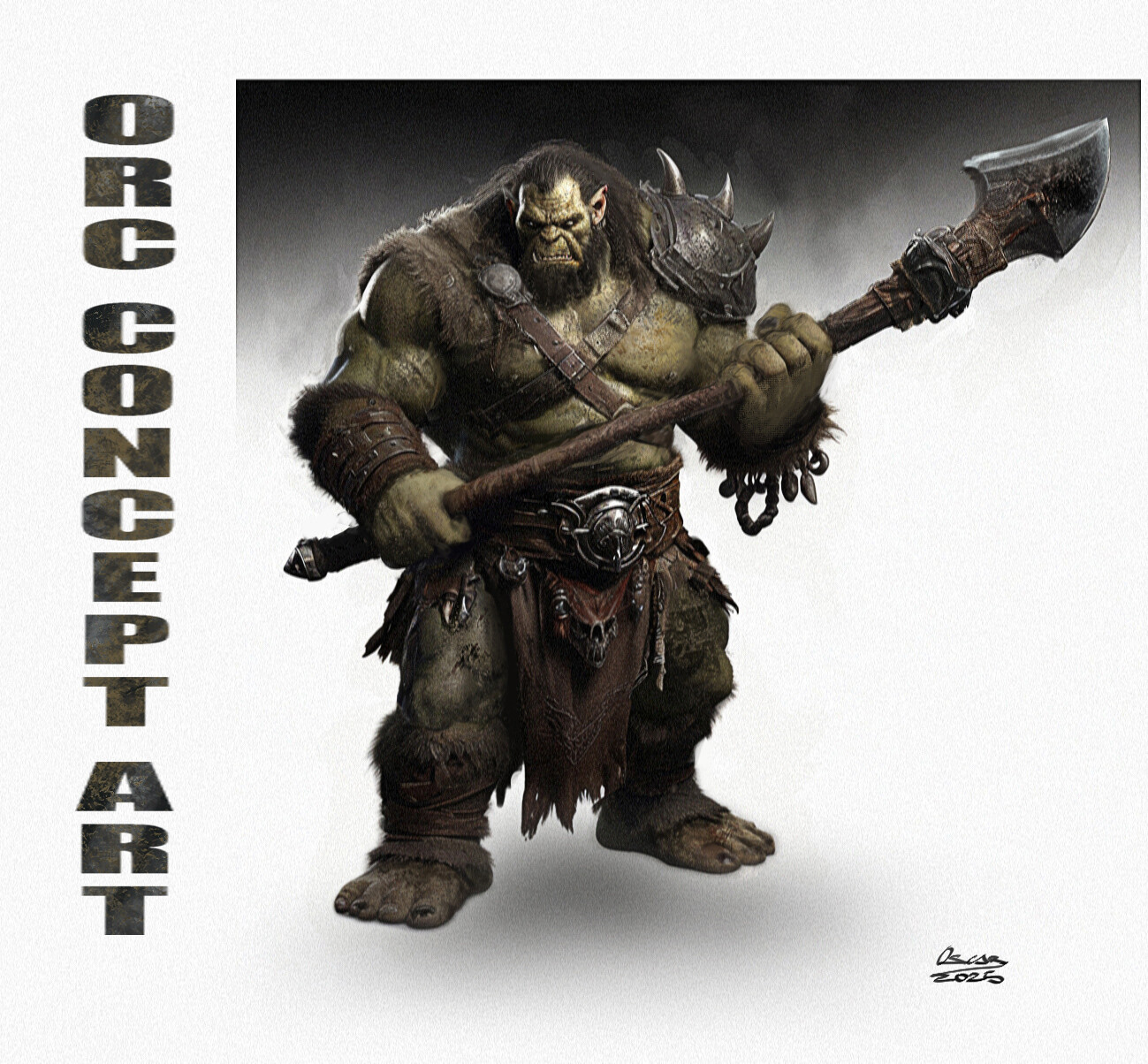 ArtStation - Fantastic Worlds_Orc