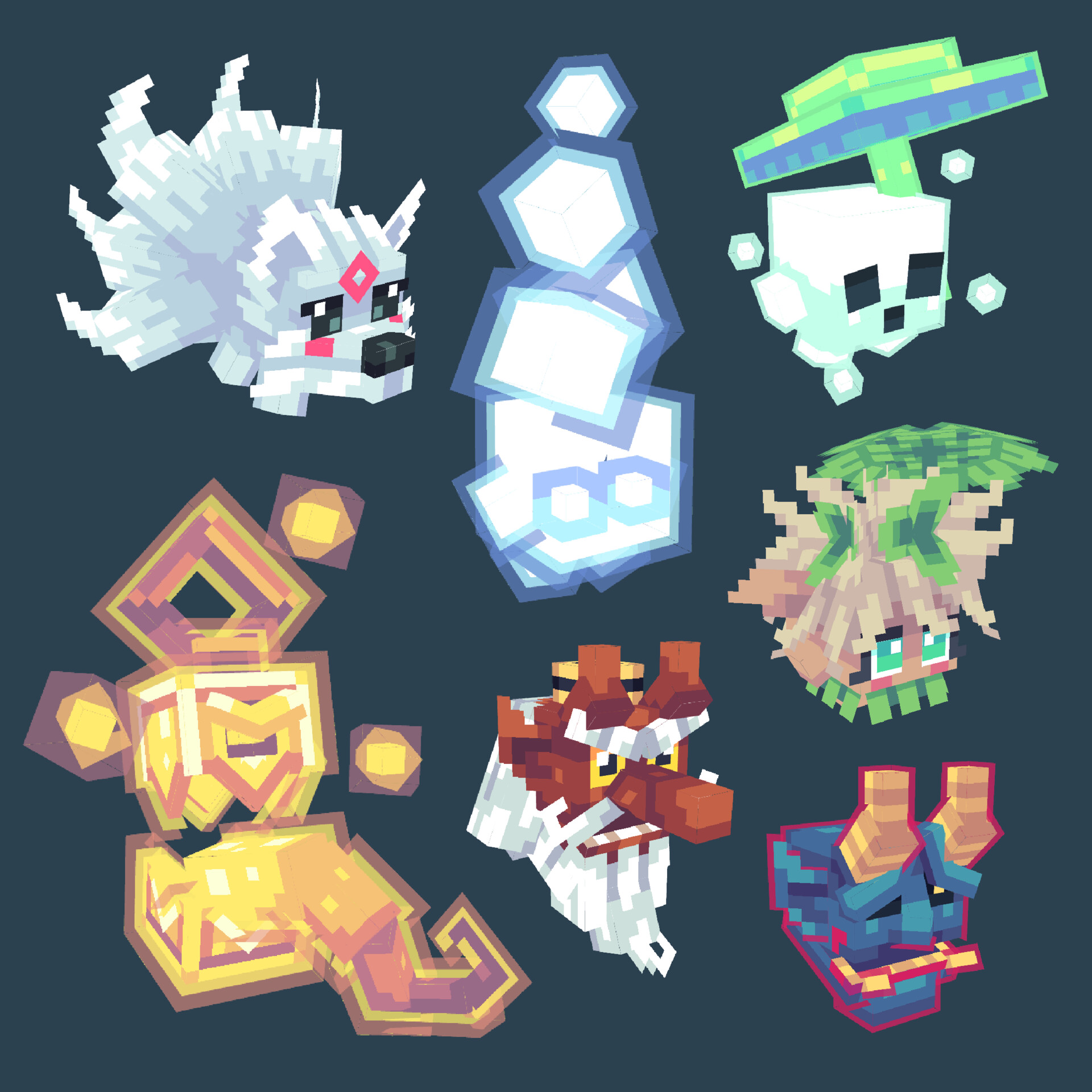 w11shes - Minecraft Spirits Cubees