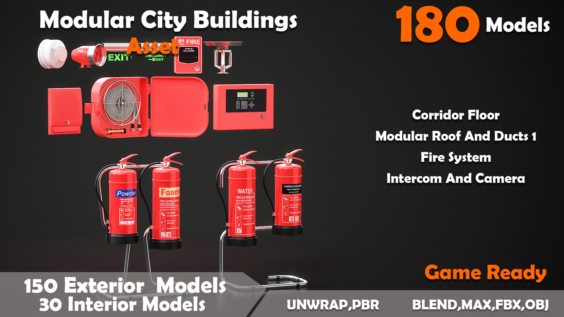 Cg Titans - Modular City Buildings Asset