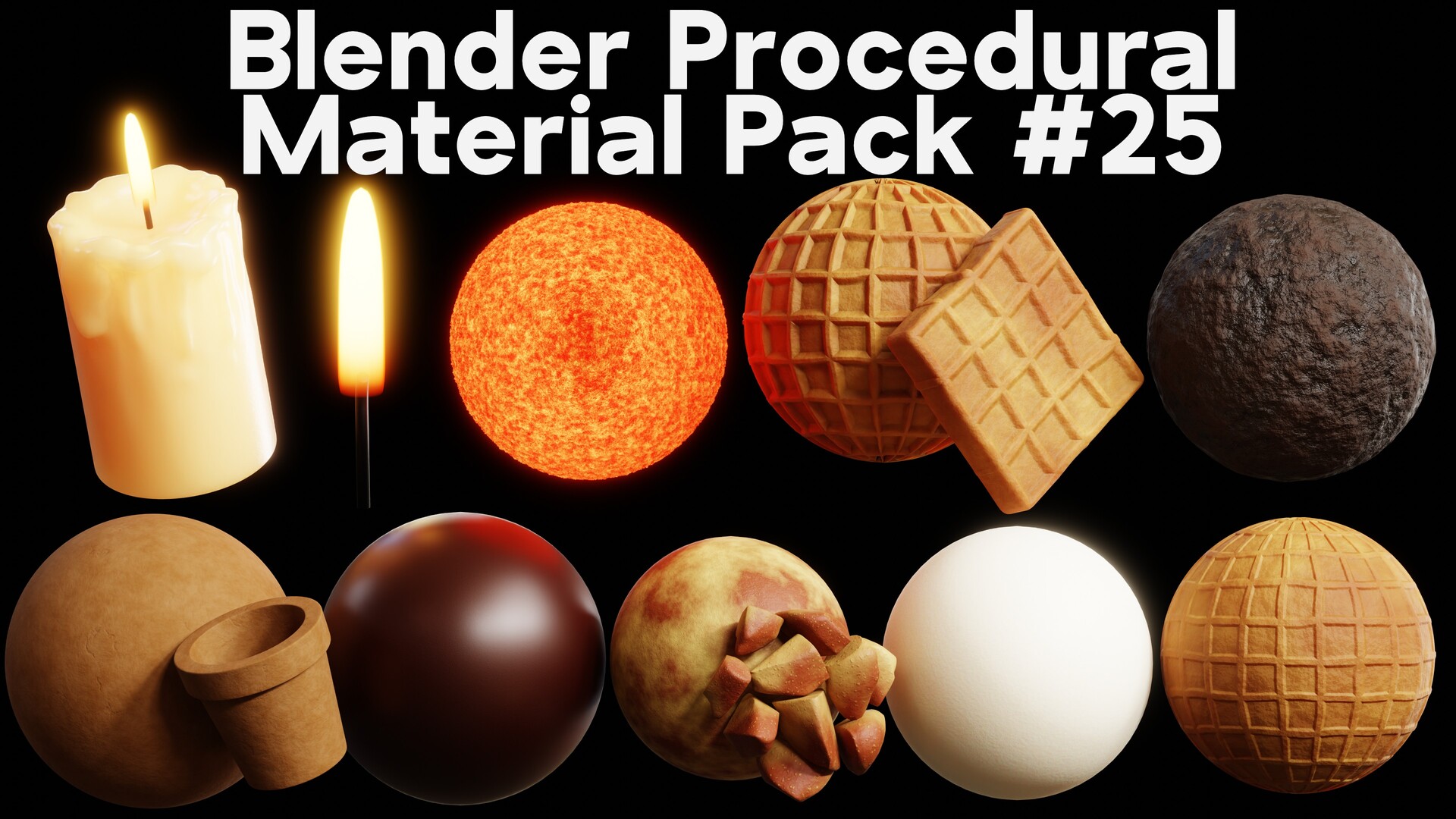 Ryan King - Blender Procedural Material Pack #25