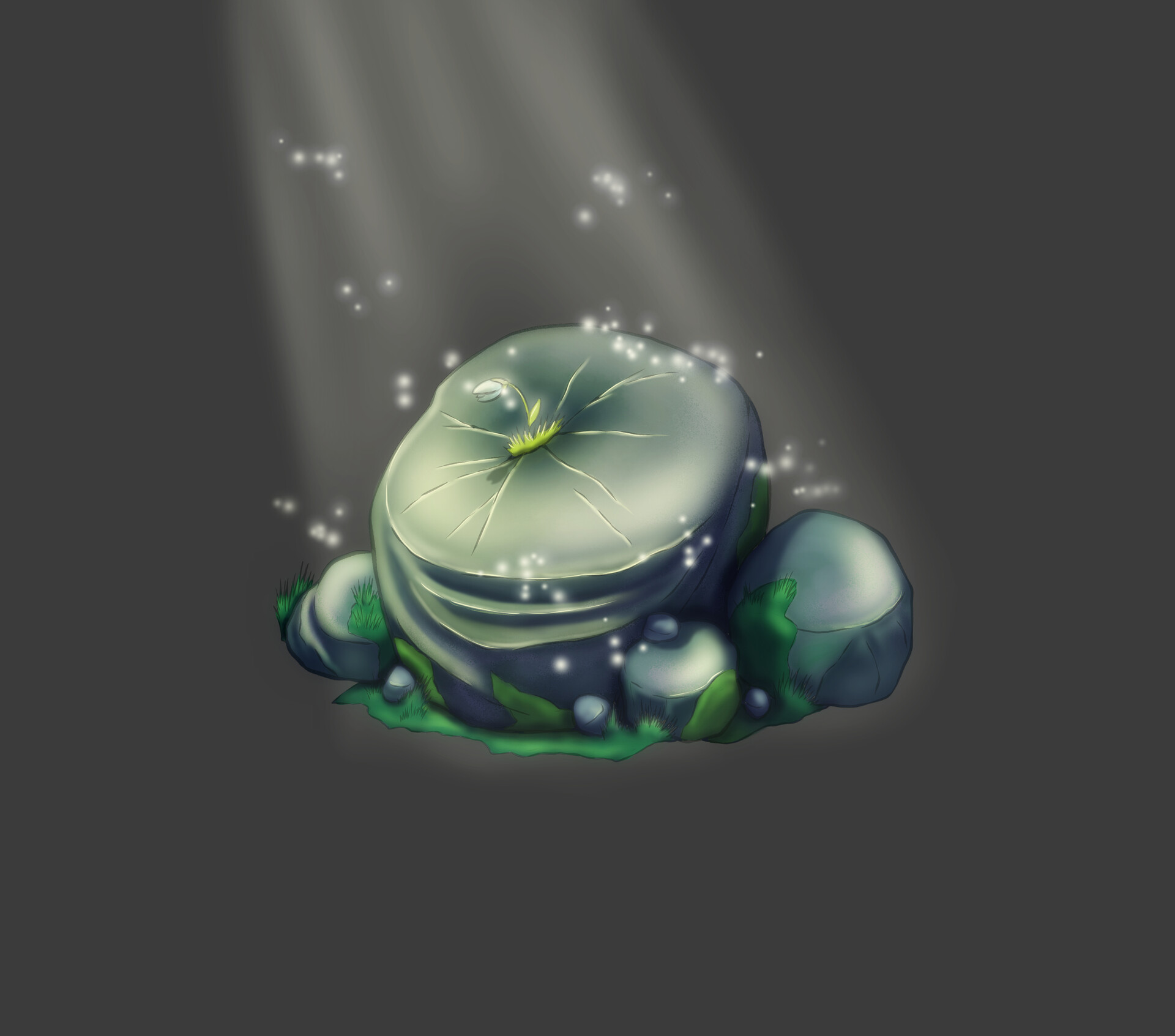 ArtStation - Practicing simple objects. Stone