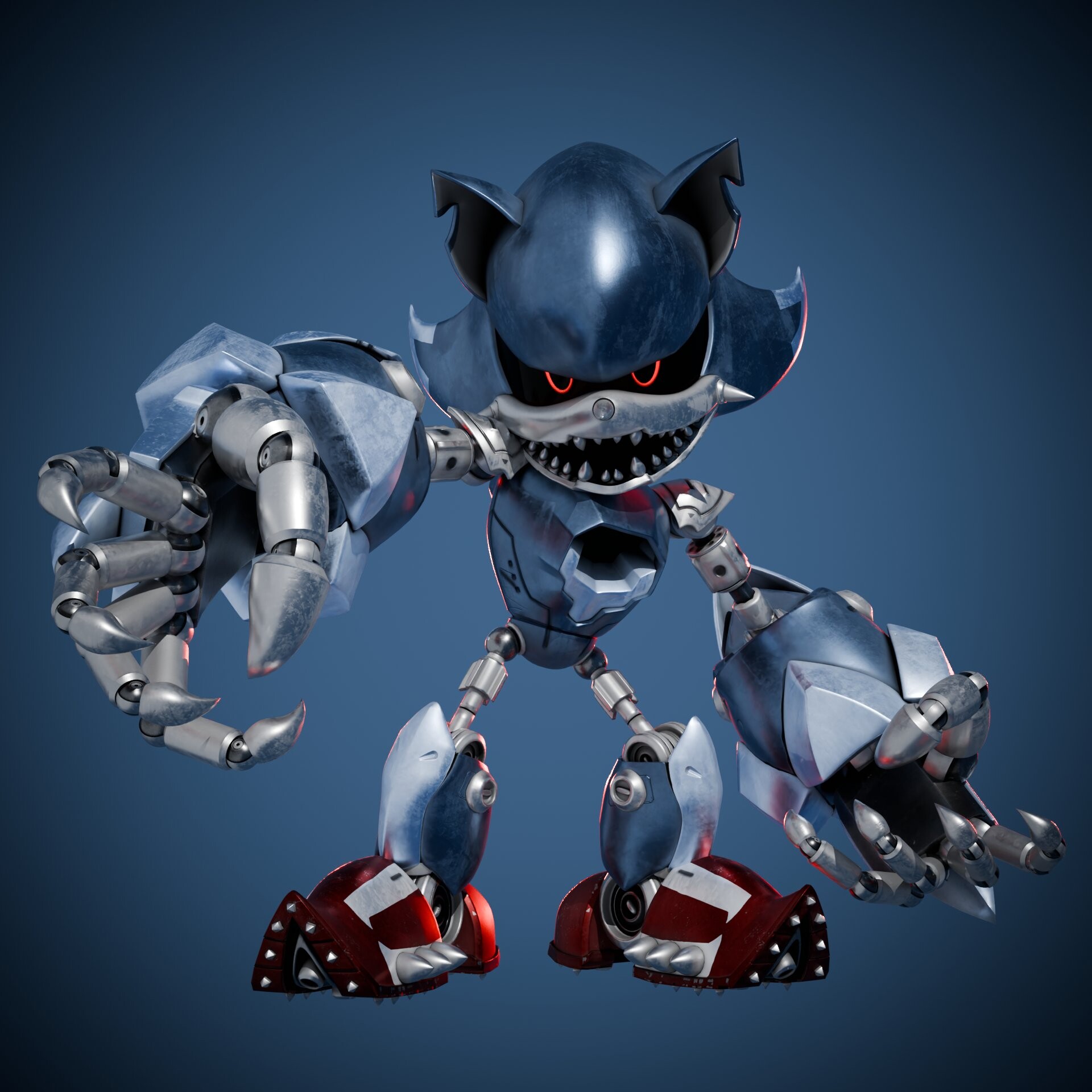ArtStation - Metal Werehog Sonic