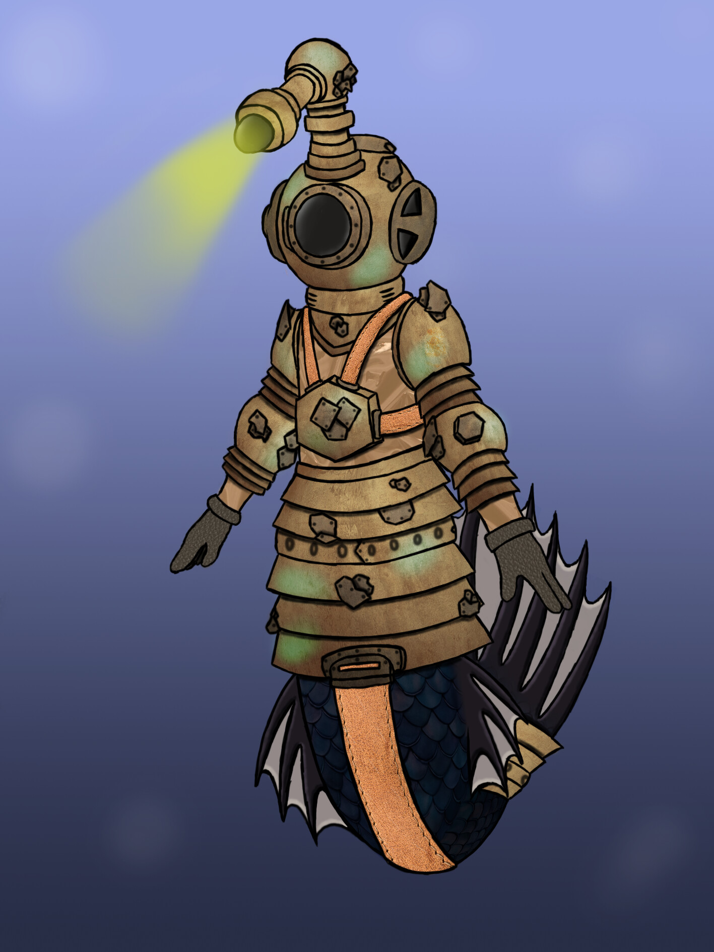 ArtStation - Aquatic Scavenger Character Concept Pieces