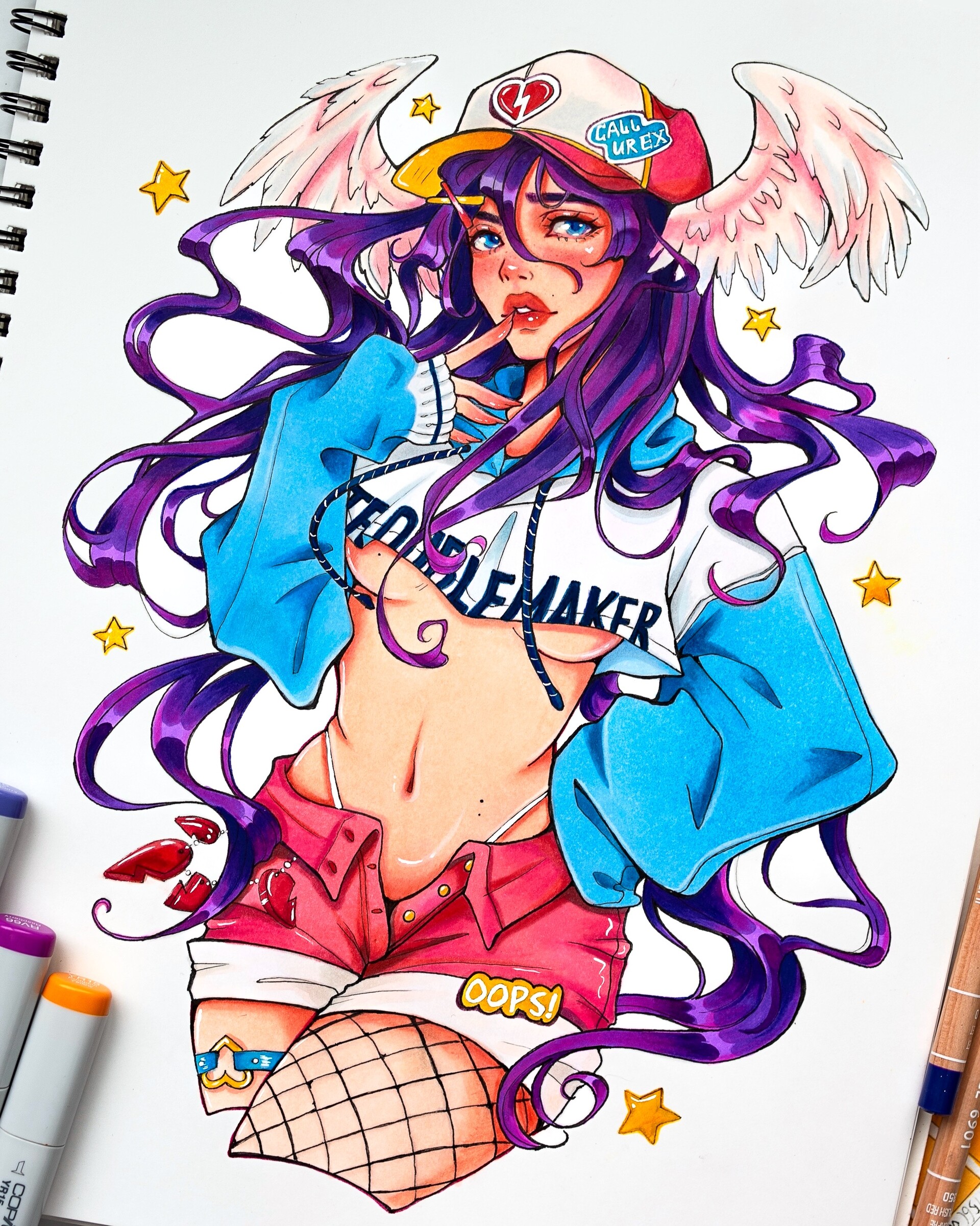 ArtStation - Troublemaker Marker Art