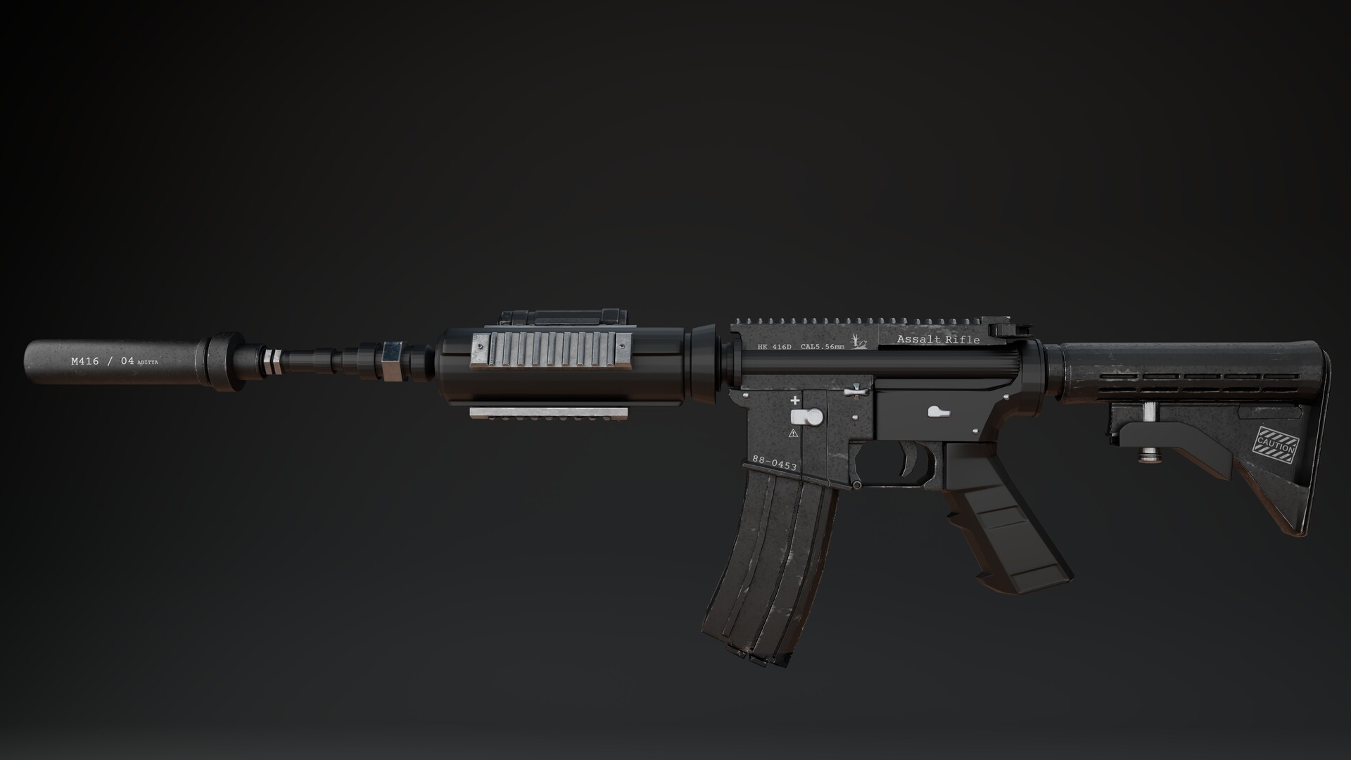 ArtStation - M416 Assault Rifle