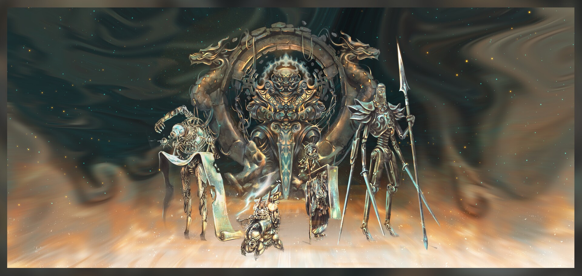 ArtStation - Robots of Ancient China