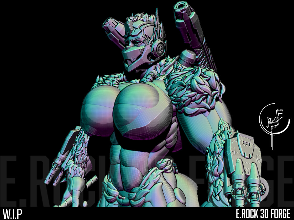 ArtStation - Mech Female – Transformer Inspired