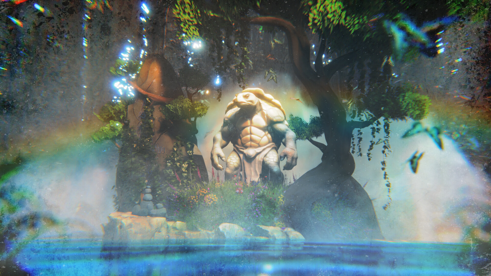 ArtStation - "Serene Shell: Turtle’s Tranquility"