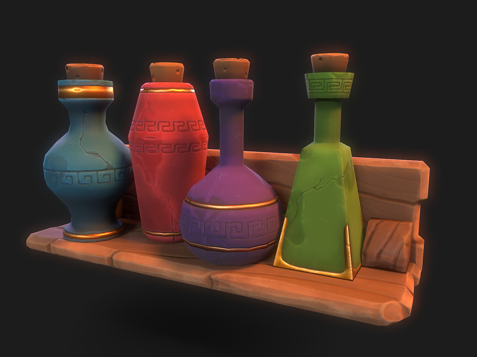 ArtStation - Set of Potions